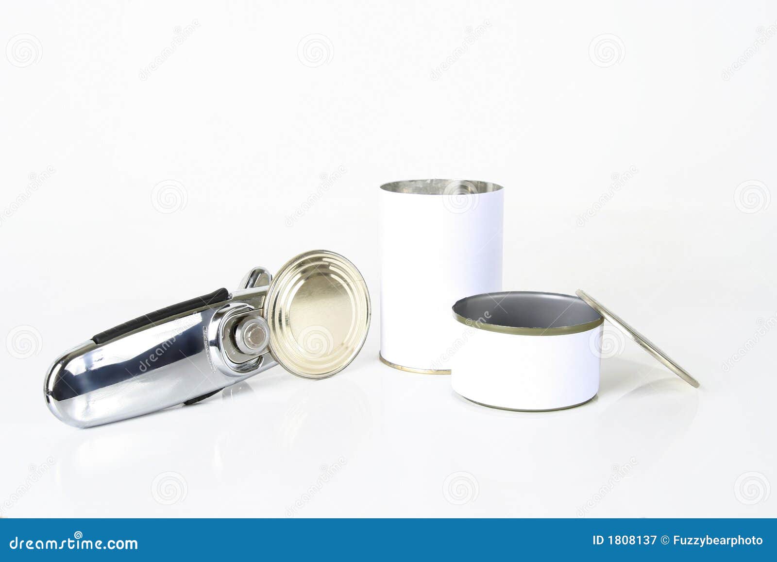 Open Tin cans stock image. Image of isolated, caned, empty - 1808137
