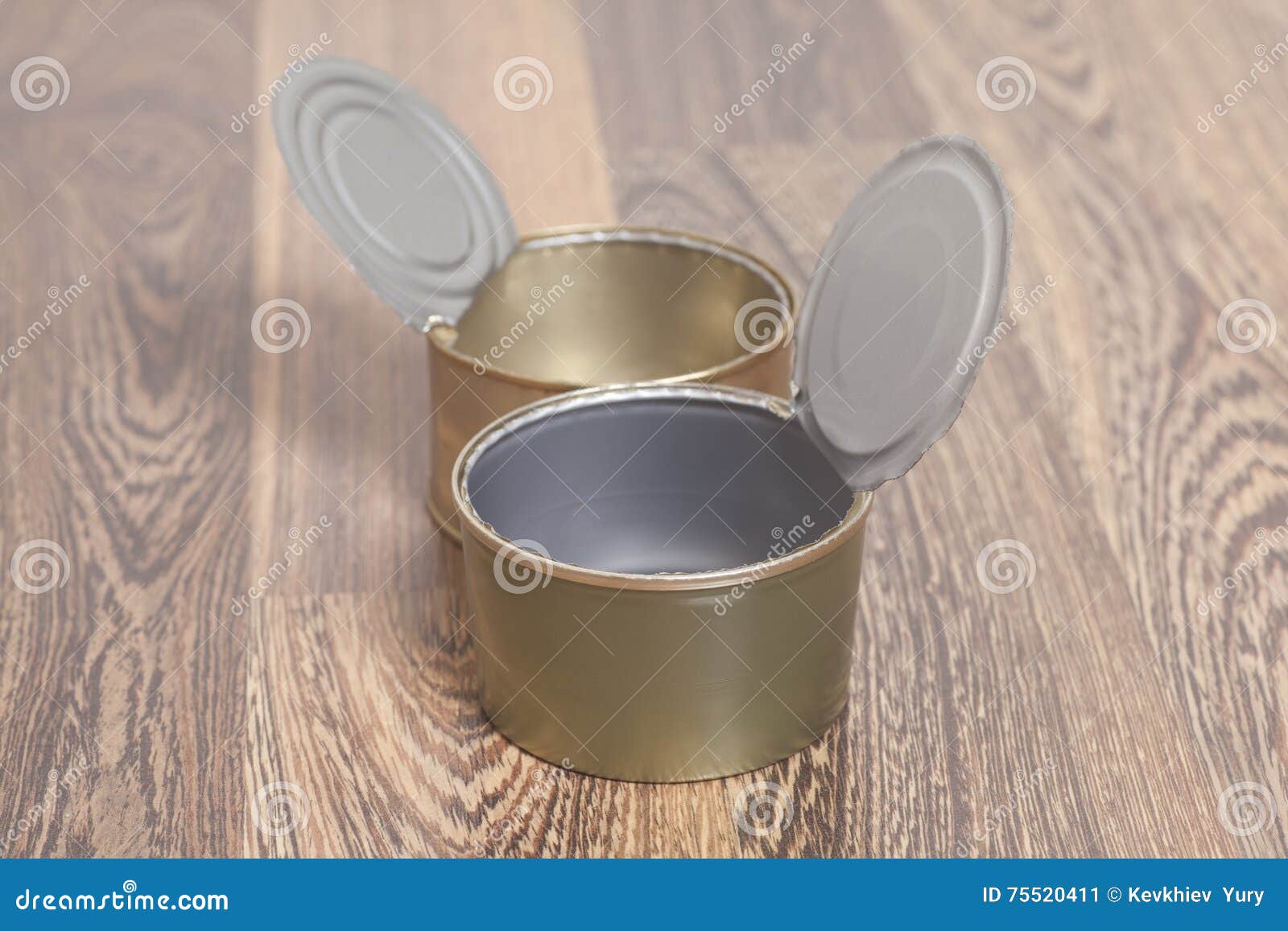 Open Tin cans for food stock image. Image of detail, open - 75520411