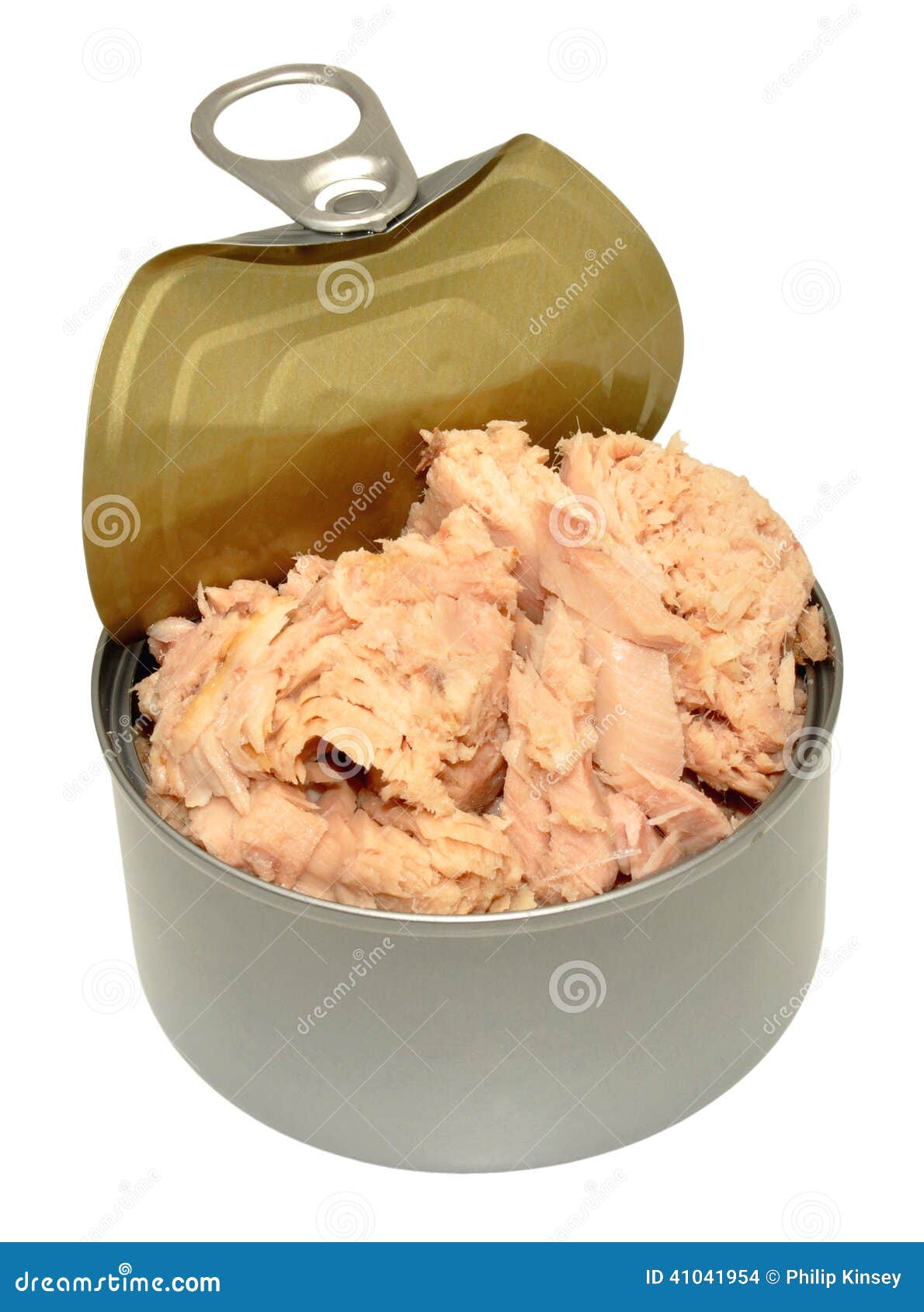 Open Tin of Tuna Fish stock photo. Image of ring, convenient - 41041954