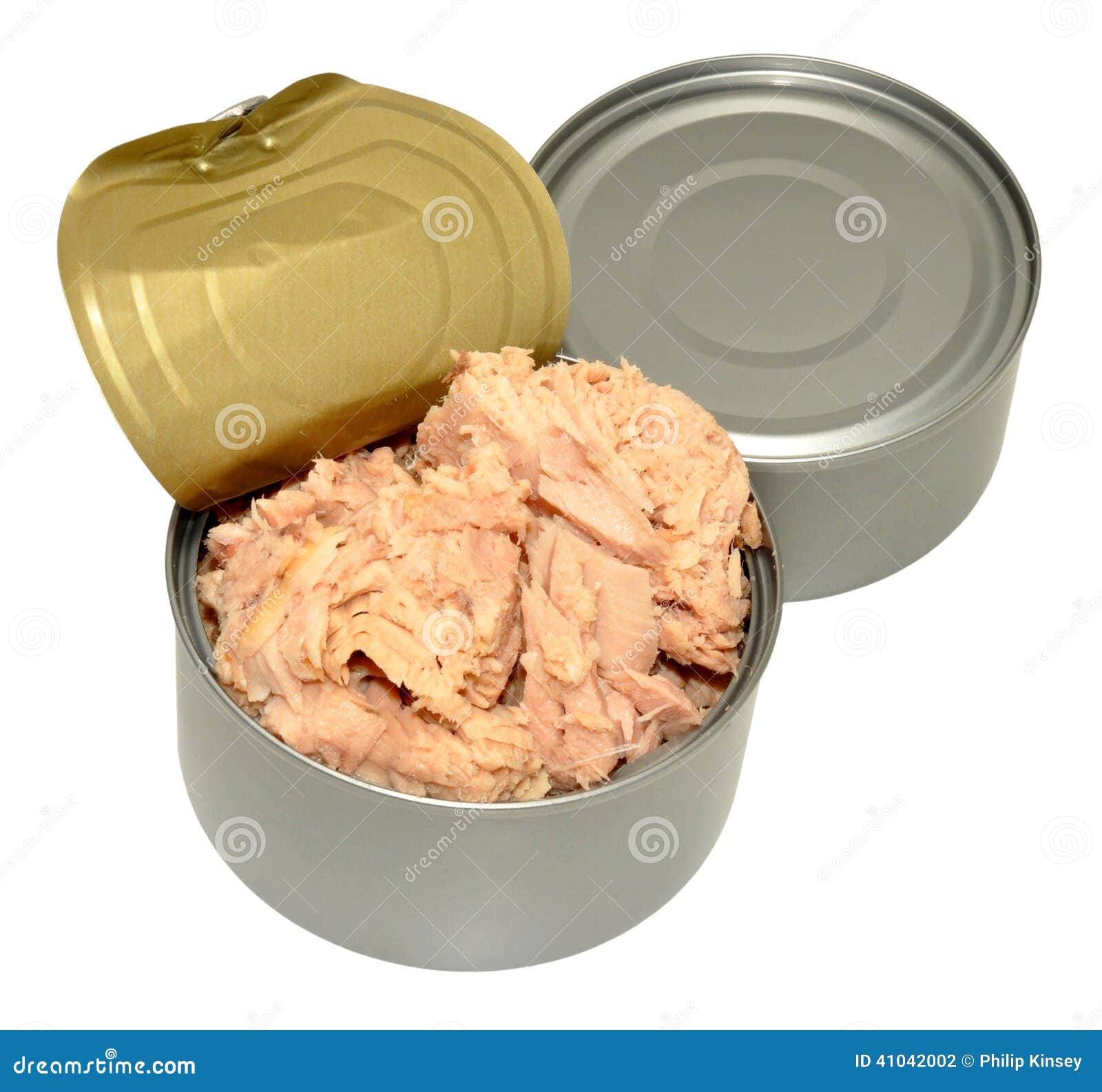 Open Tin of Tuna Fish stock photo. Image of pull, opened - 41042002