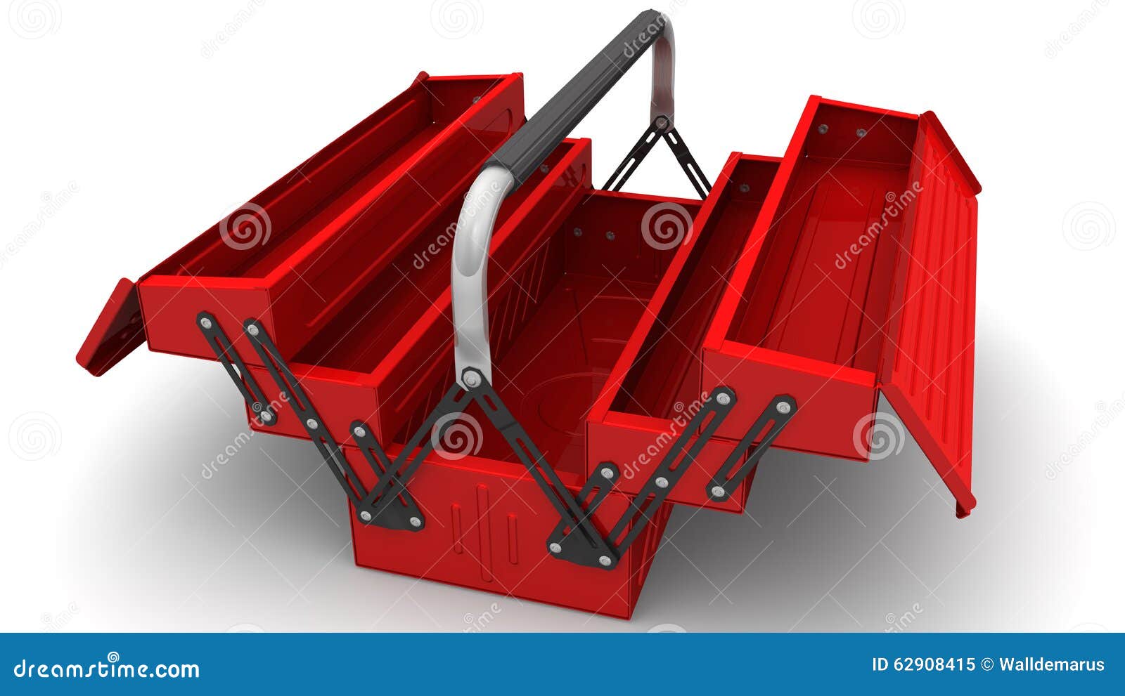 Open tool box stock illustration. Illustration of toolbox - 62908415