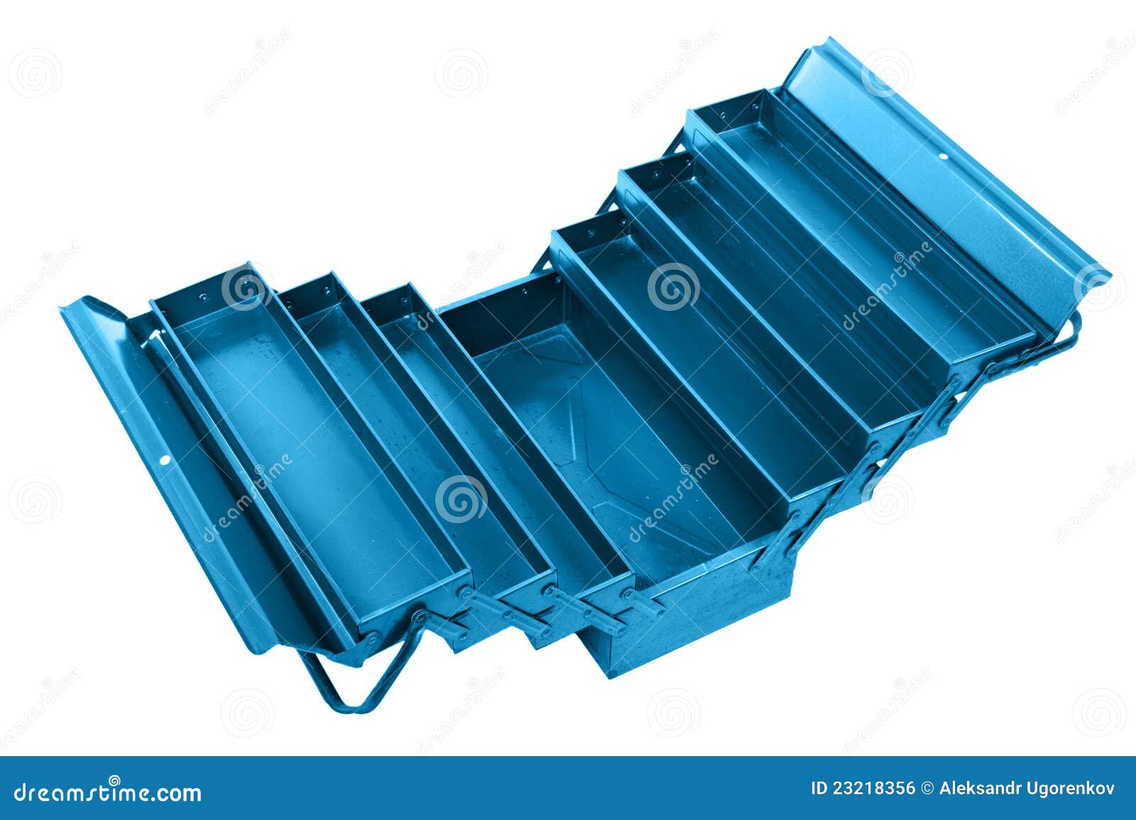 Open tool box on white stock photo. Image of hardware - 23218356