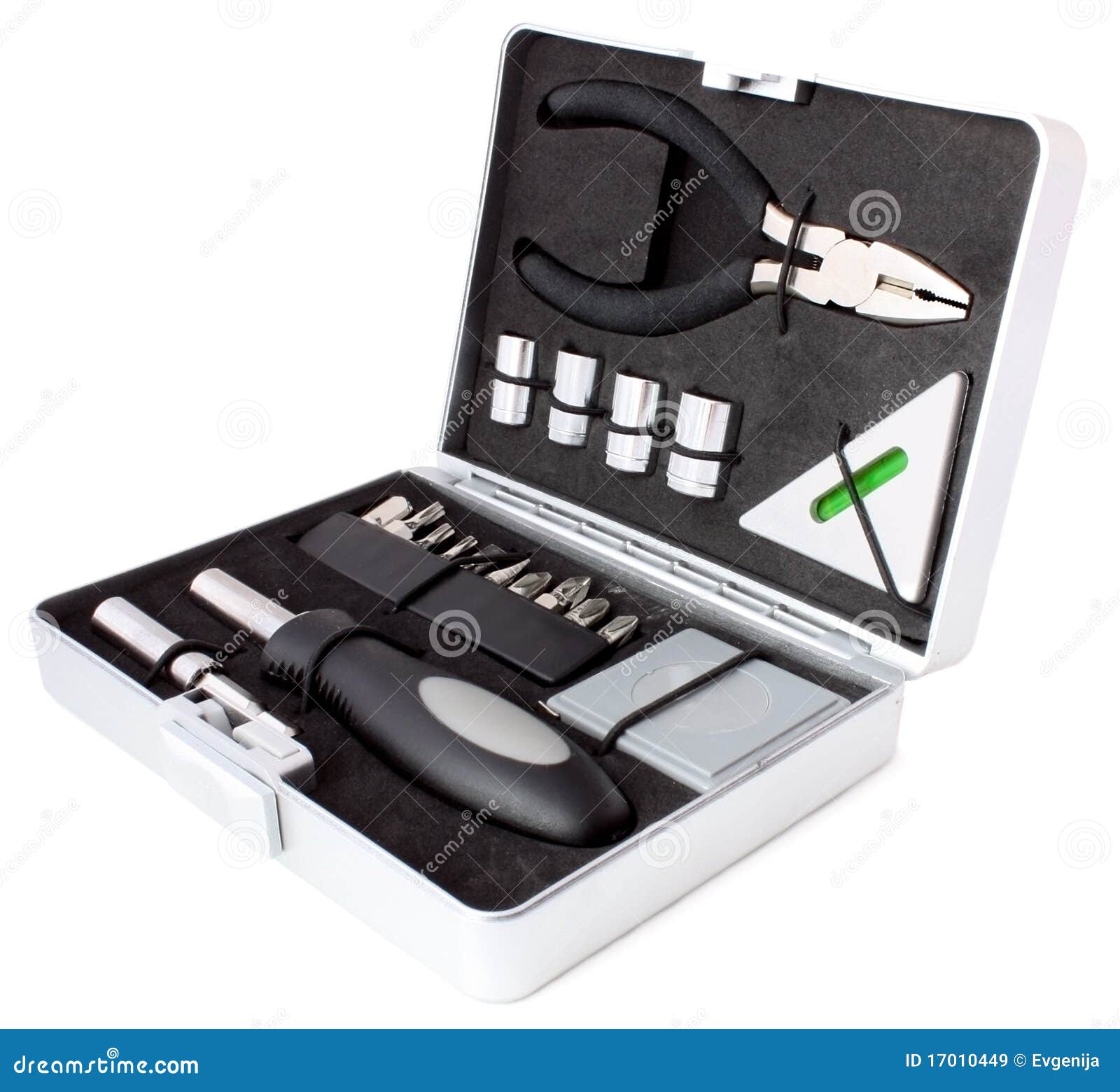 Open toolbox stock image. Image of isolated, construction - 17010449
