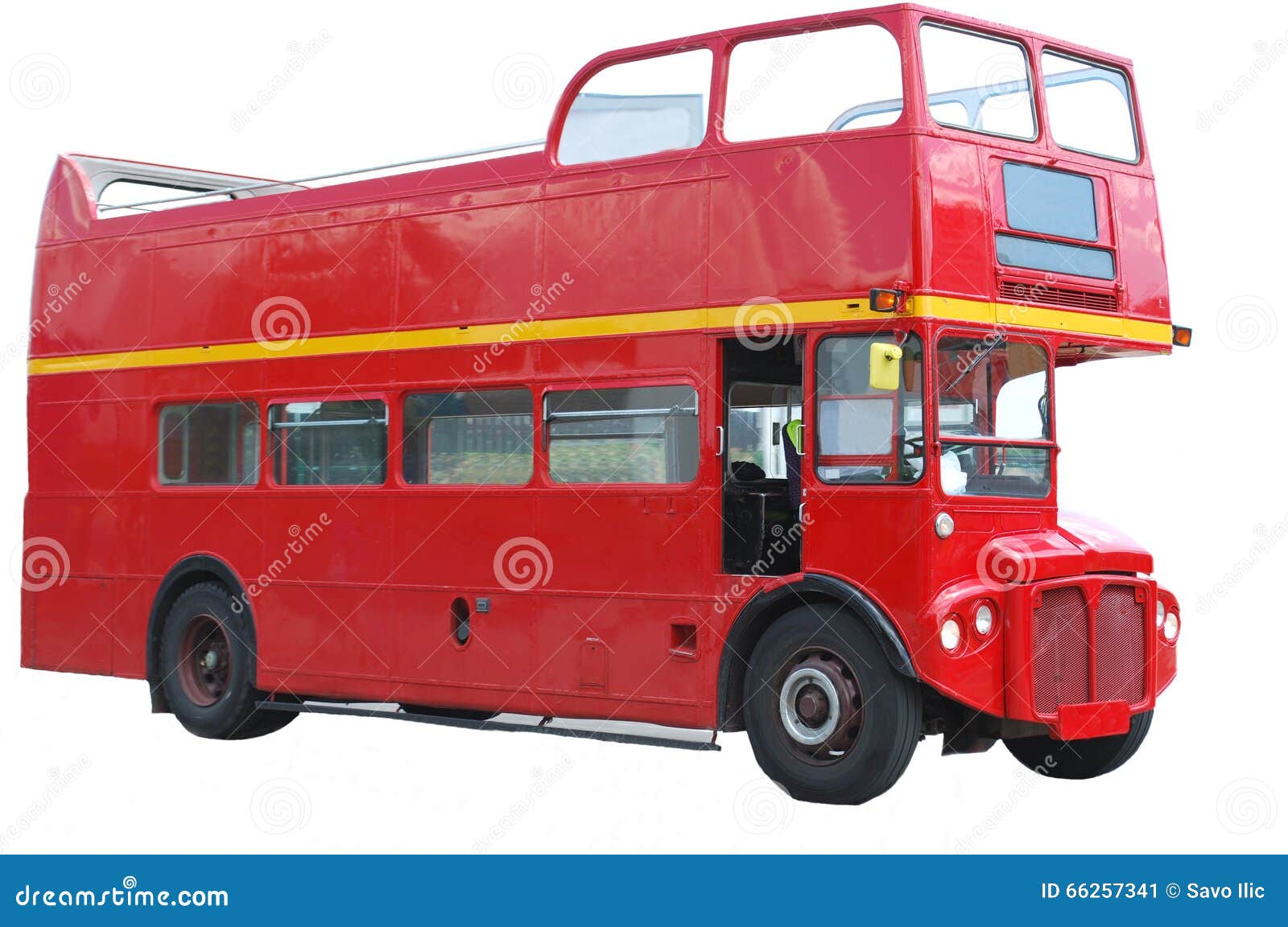 Open Topped Bus Clipart Image