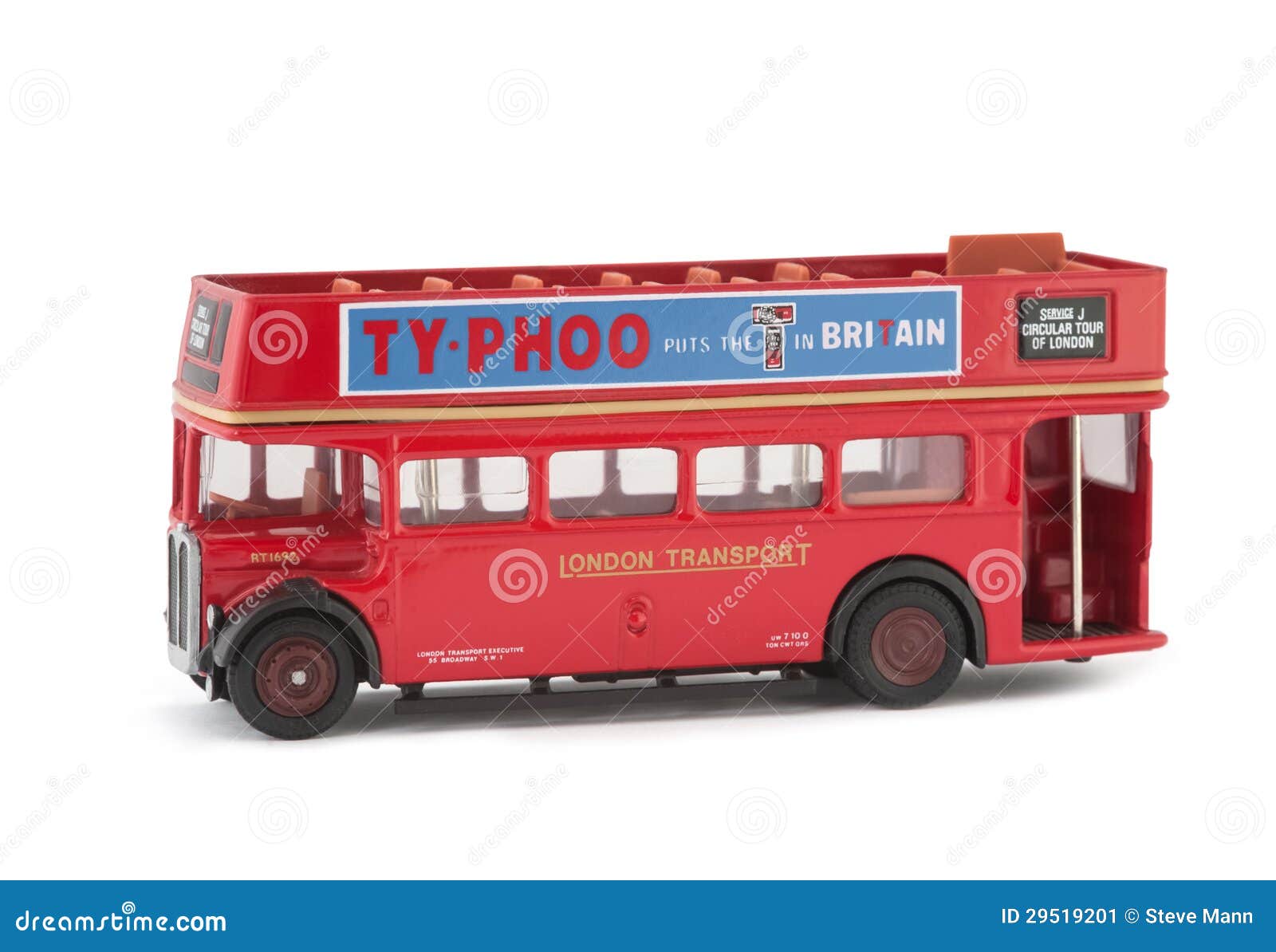 Open top London bus editorial photo. Image of retro, passenger - 29519201