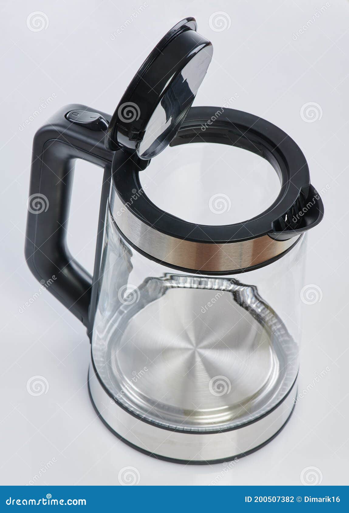 Open transparent kettle stock photo. Image of device - 200507382