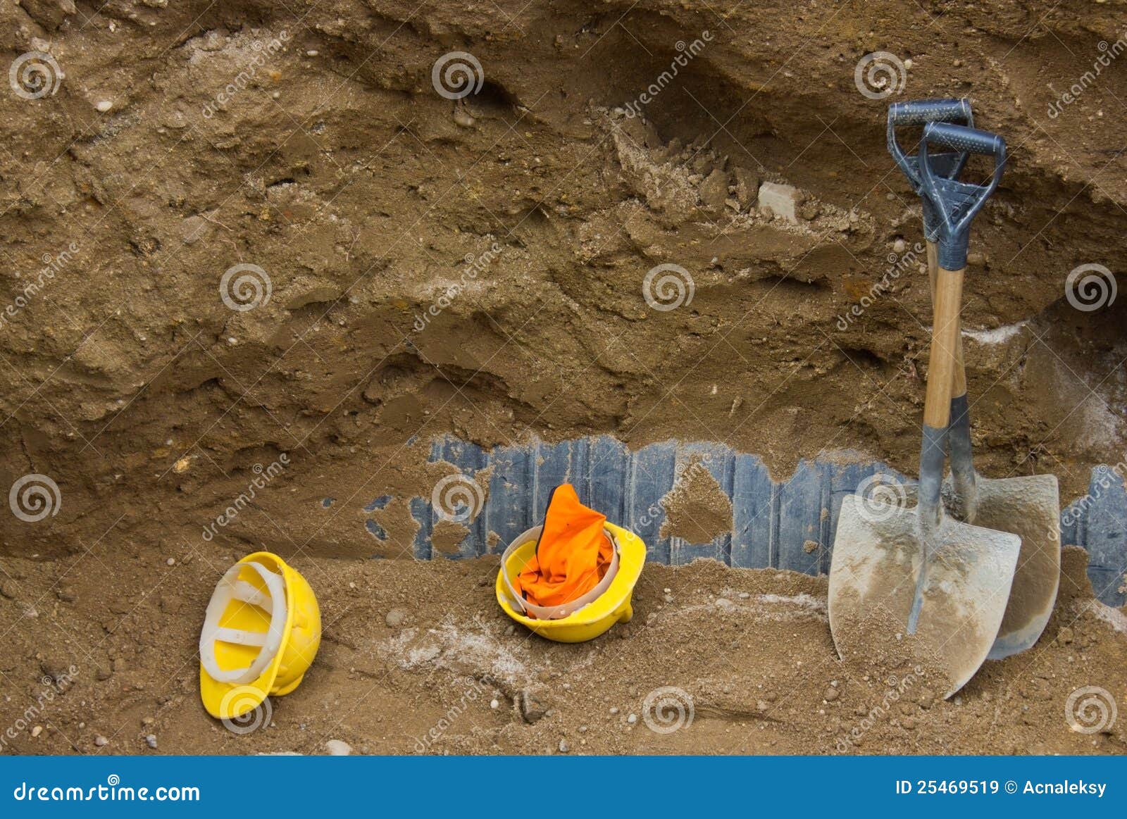 Open Trench stock image. Image of digging, hole, open - 25469519