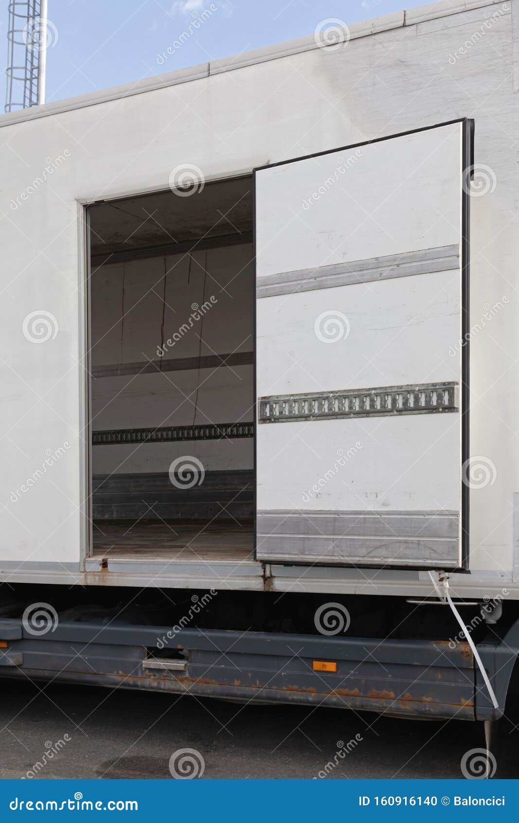 Open Truck Door stock photo. Image of freight, transportation - 160916140