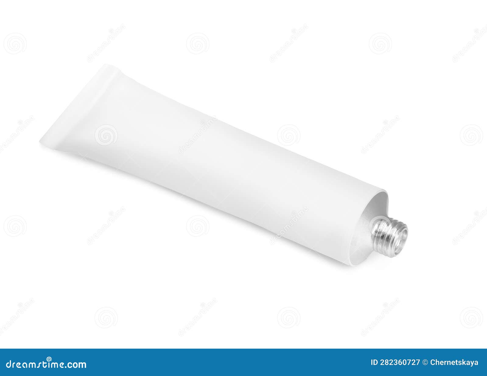 Open Tube of Ointment Isolated on White, Space for Text Stock Image ...
