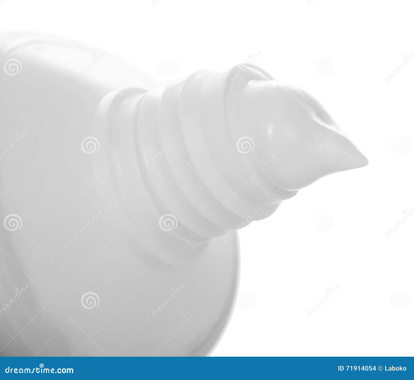 Open Tube Of Toothpaste Closeup Isolated On White Background. Stock ...