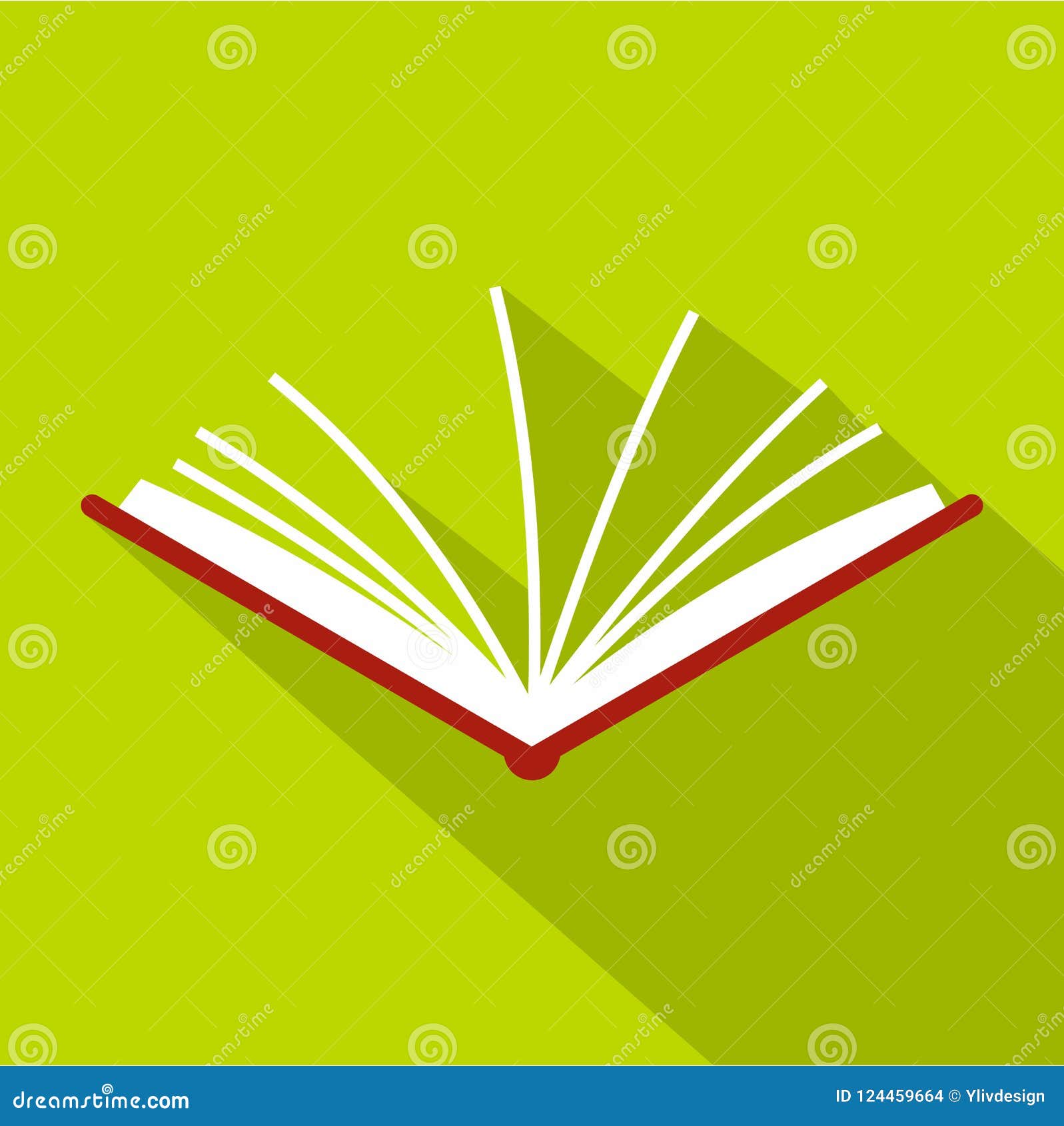 Open Tutorial Icon, Flat Style Stock Illustration - Illustration of ...