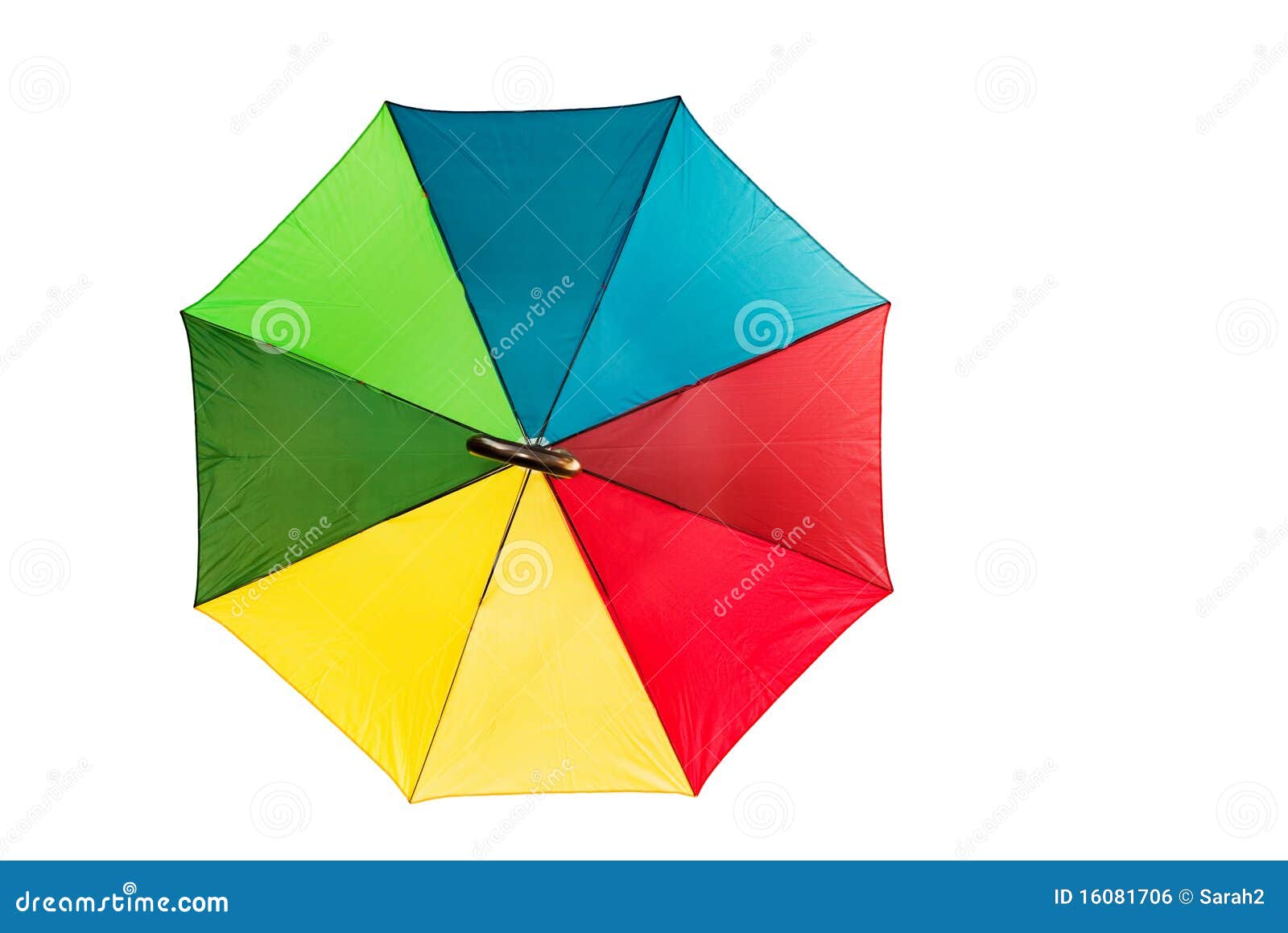 Open umbrella - isolated stock photo. Image of jolly - 16081706
