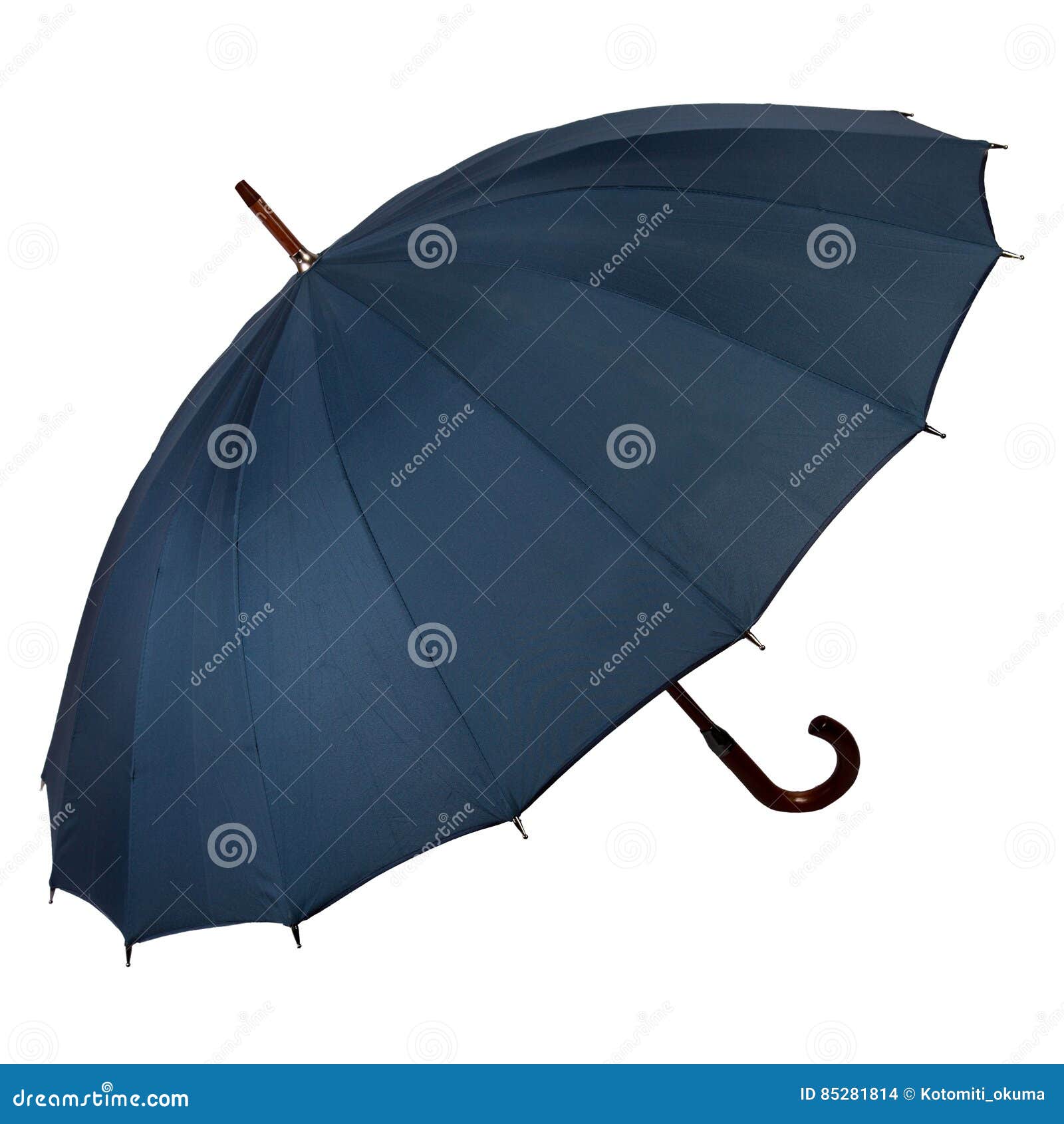 Open umbrella stock photo. Image of weather, blue, white - 85281814