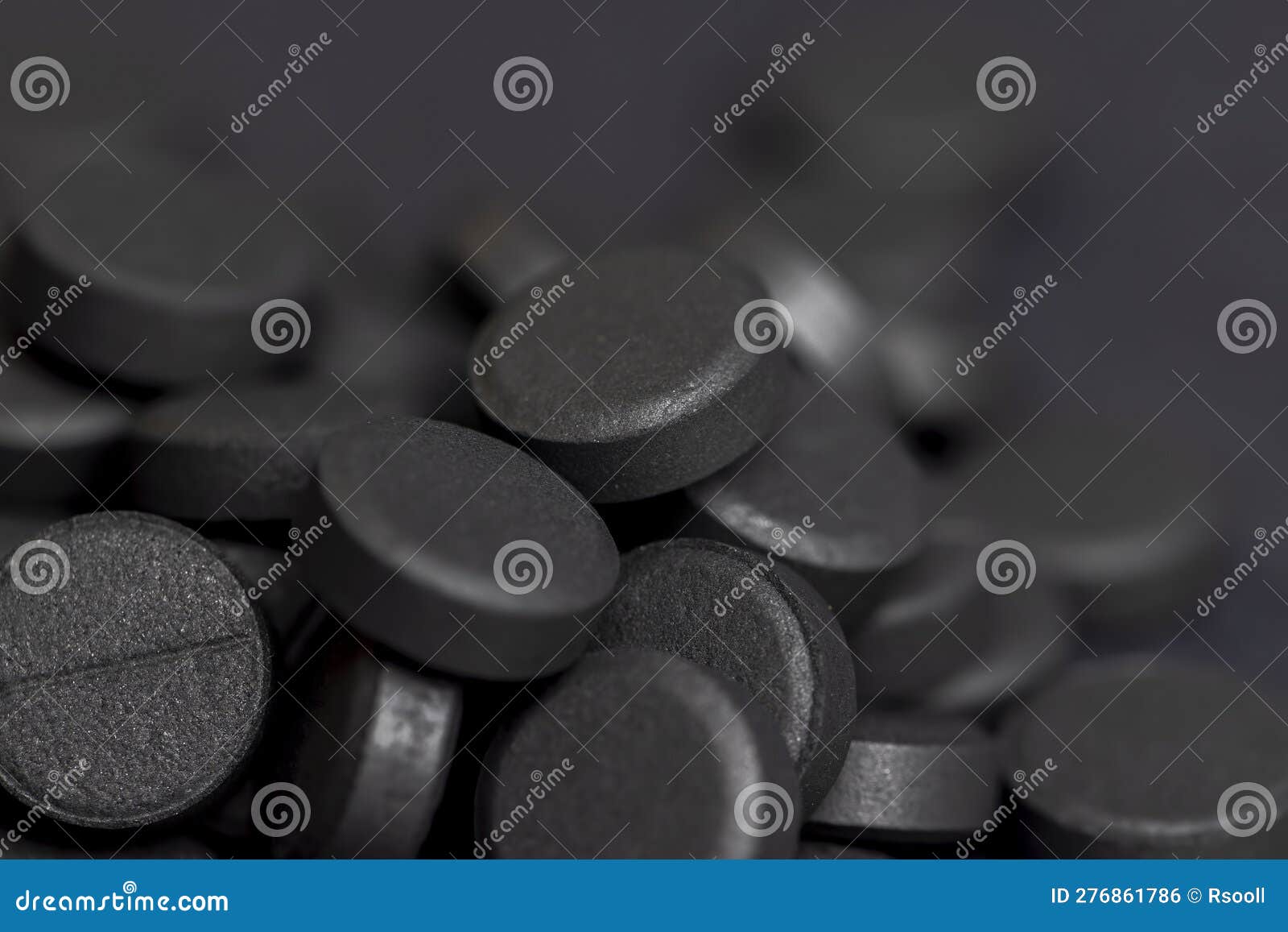 Open and Unpacked Tablets of Black Color Close-up Stock Photo - Image ...