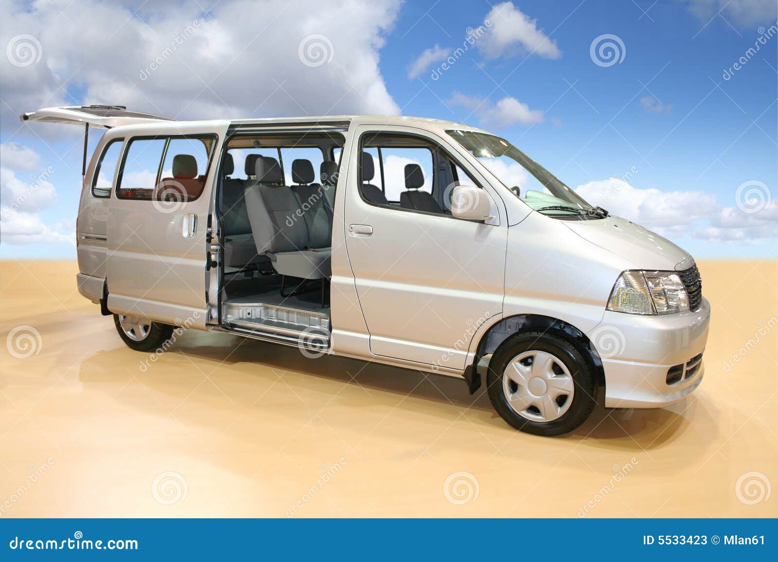 Open van stock image. Image of transportation, transport - 5533423