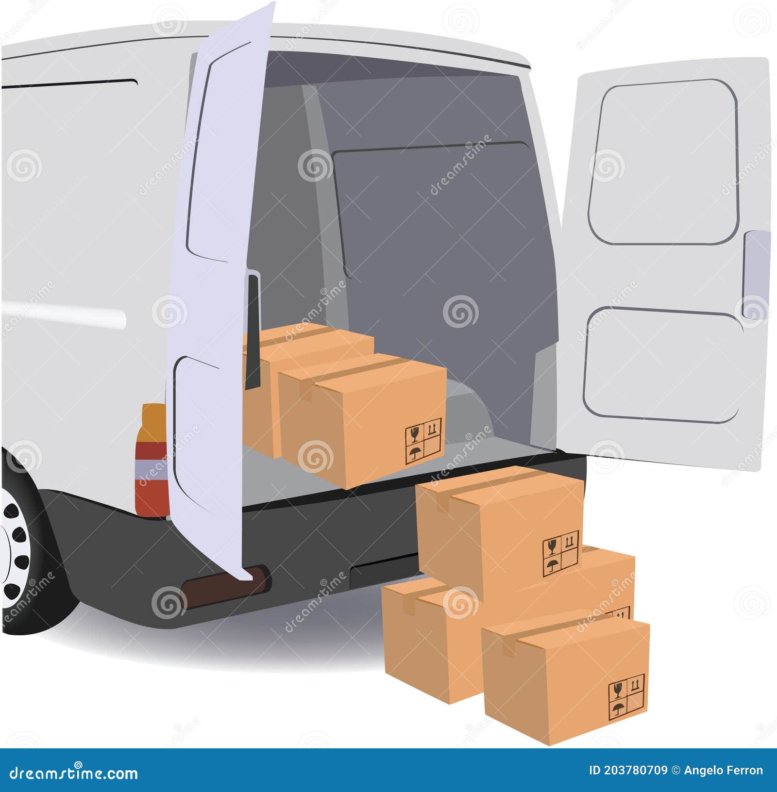 Cabined Van Stock Illustrations – 6 Cabined Van Stock Illustrations ...