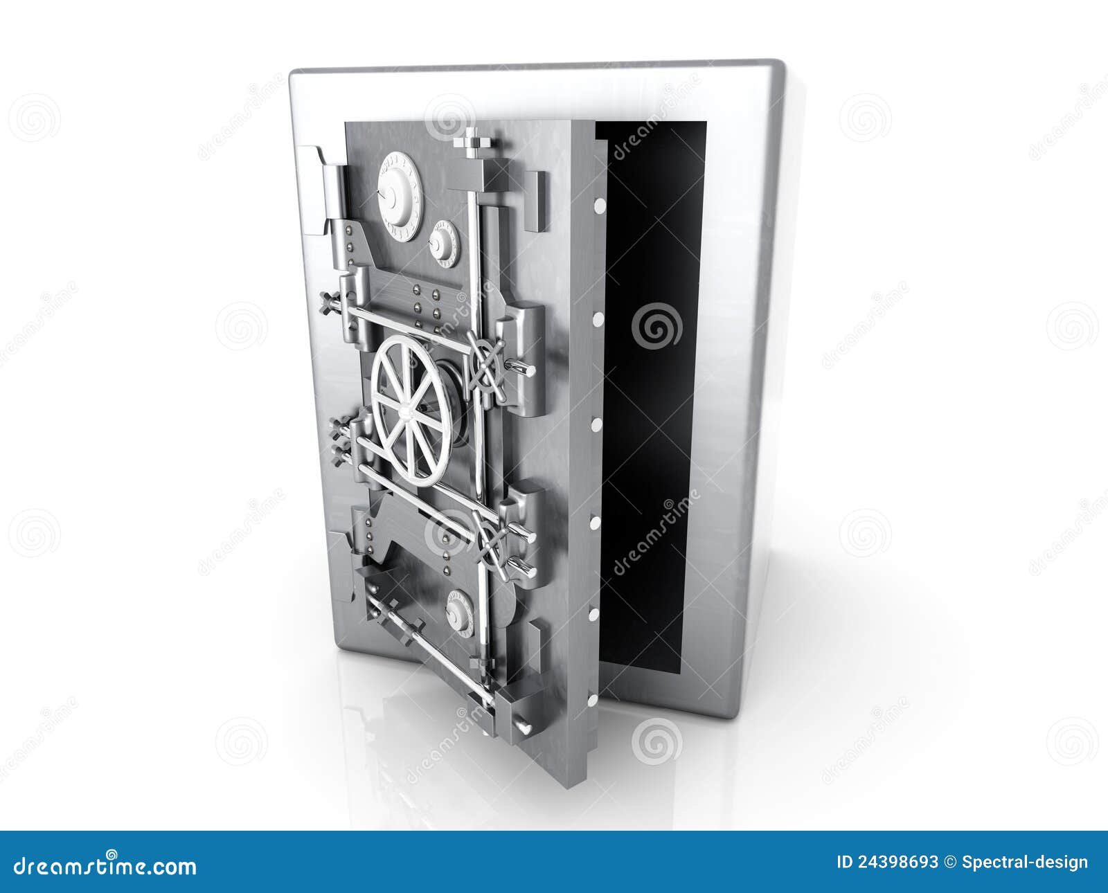 Open Vault stock illustration. Illustration of trust - 24398693