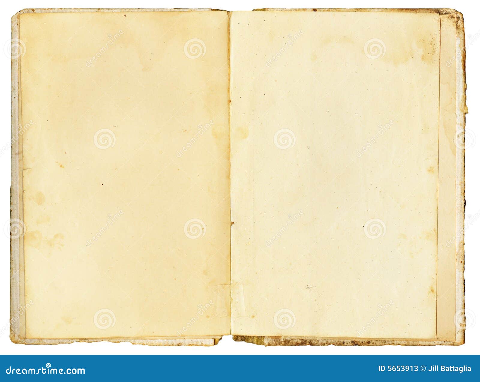 Open Old Vintage Book On White Background Stock Image | CartoonDealer ...