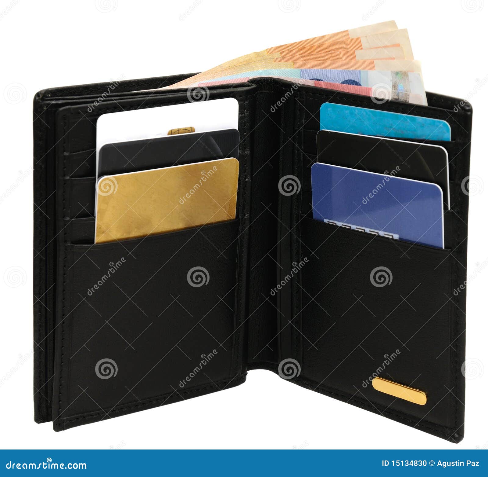 An open wallet stock photo. Image of savings, objects - 15134830