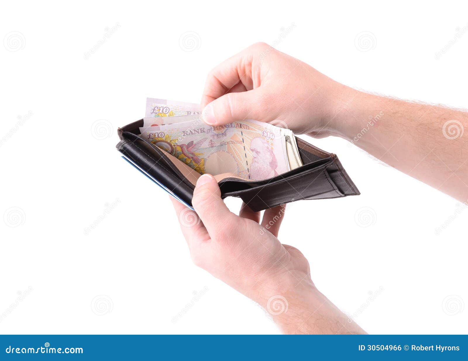 Open wallet editorial photo. Image of carrying, brown - 30504966