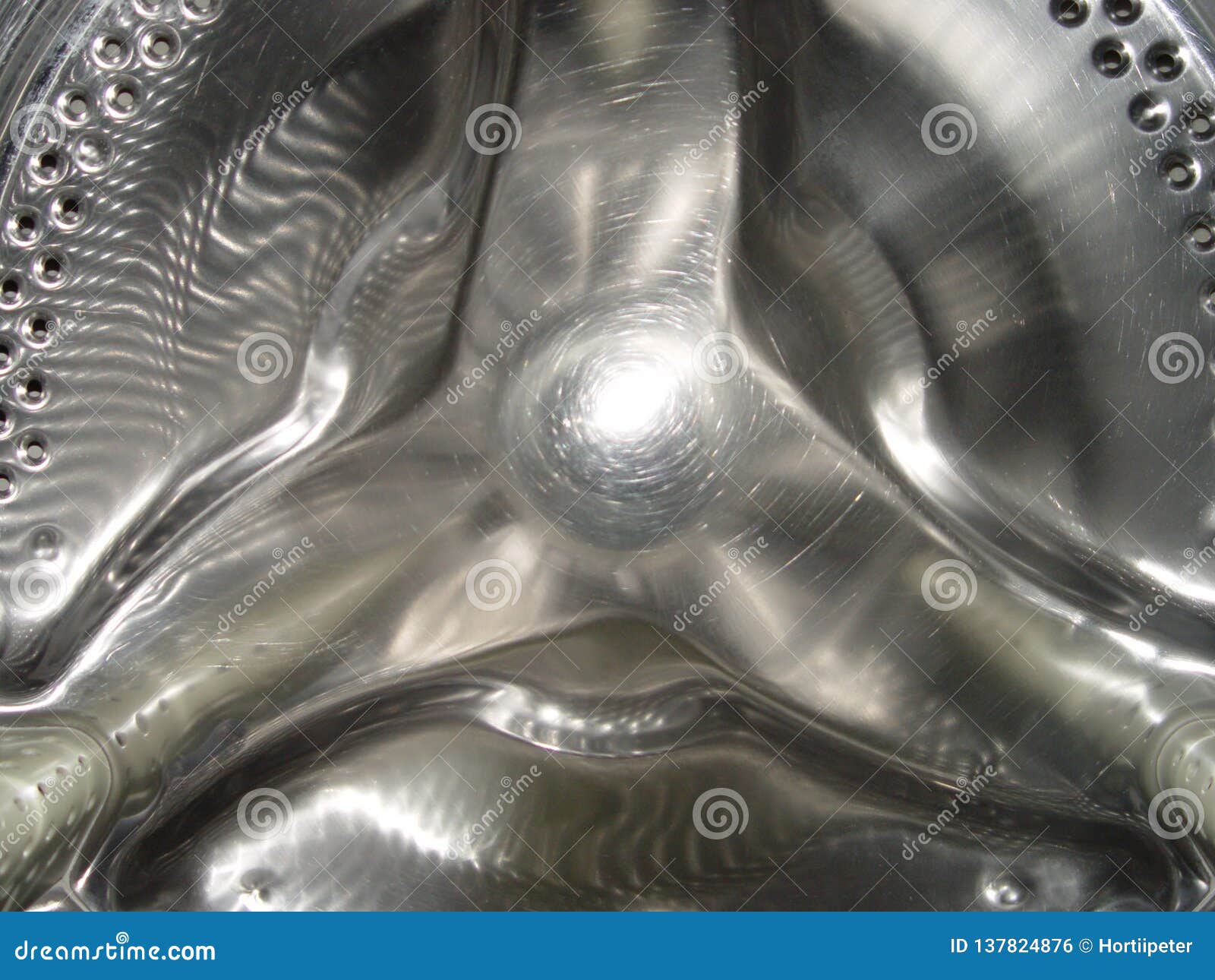 Open Washing Machine Drum Closeup Texture Stock Photo - Image of ...
