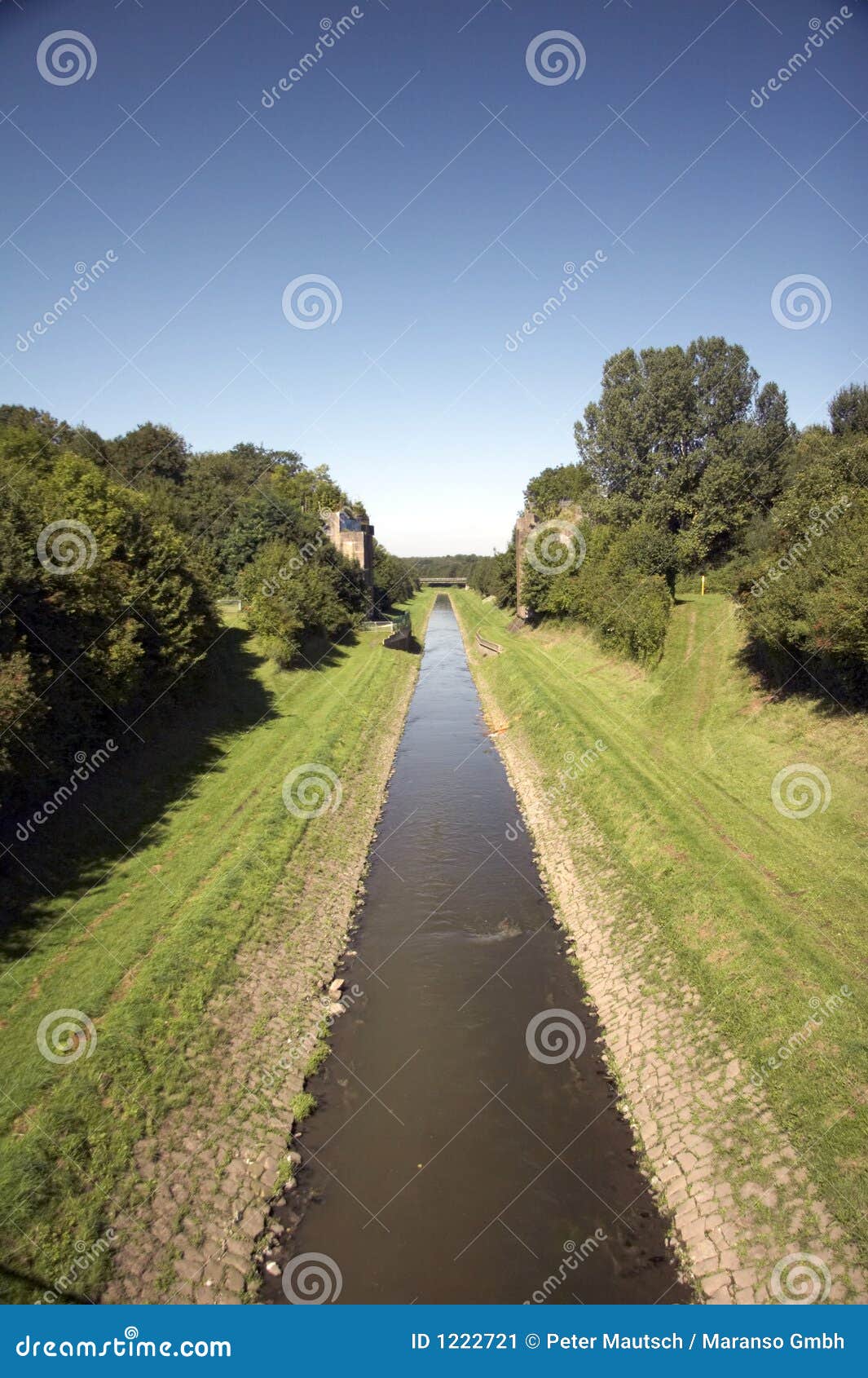 Open Waste Water Canal EMSCHER 01 Stock Image - Image of germany ...