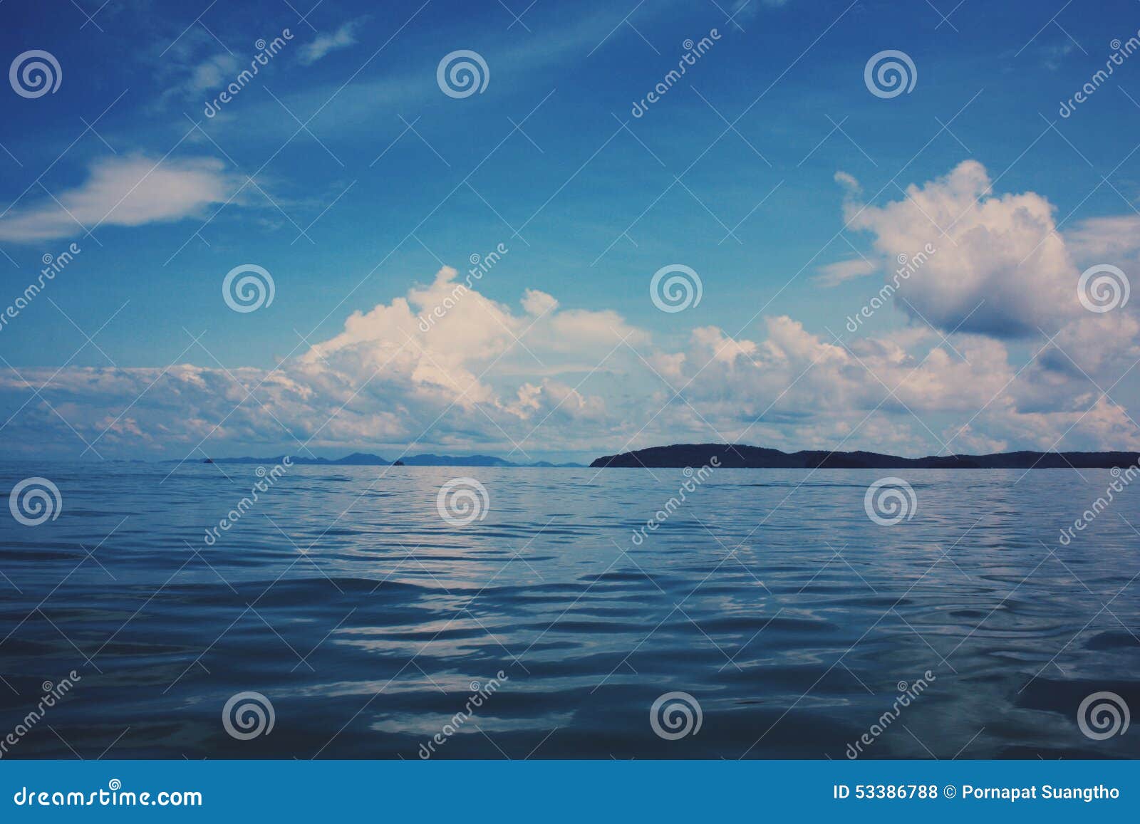 Open water stock photo. Image of open, water, boat, island - 53386788
