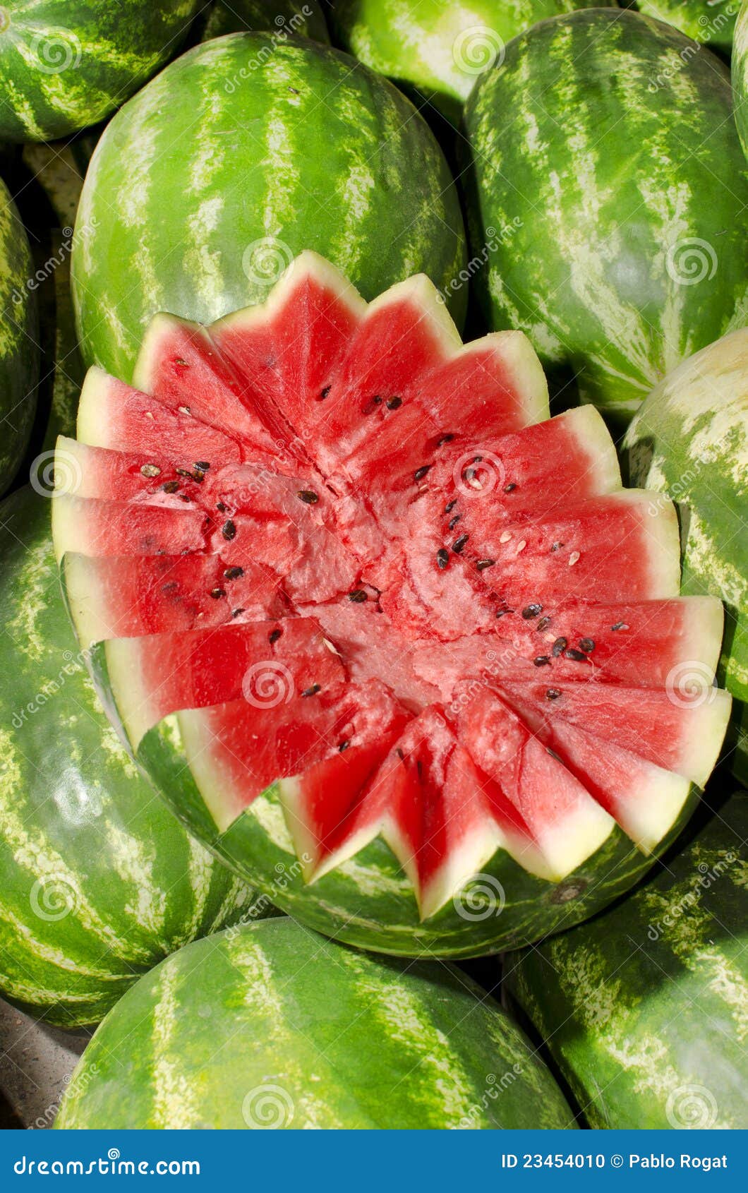 Open Watermelon stock photo. Image of healthy, plant - 23454010