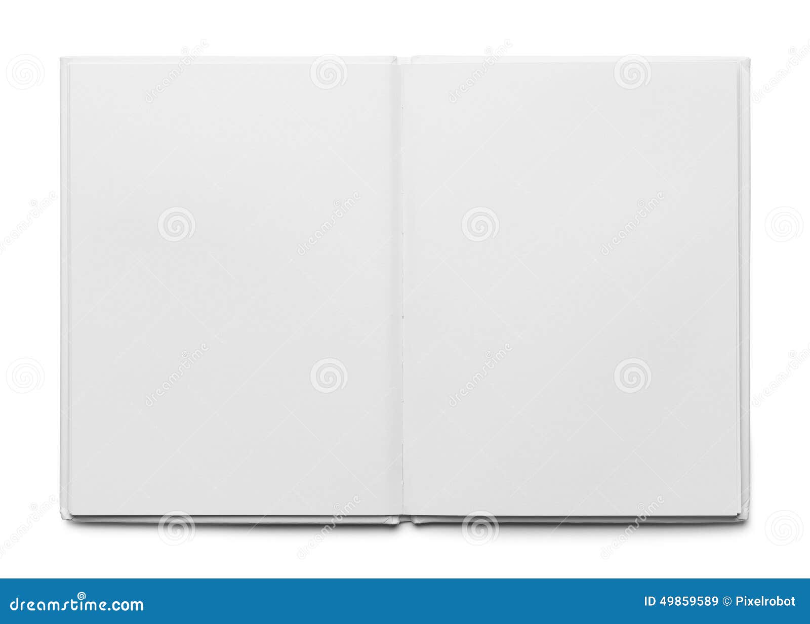 Open White Book stock image. Image of advertise, book - 49859589