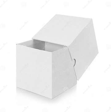 Open white box stock photo. Image of send, pack, business - 20022364