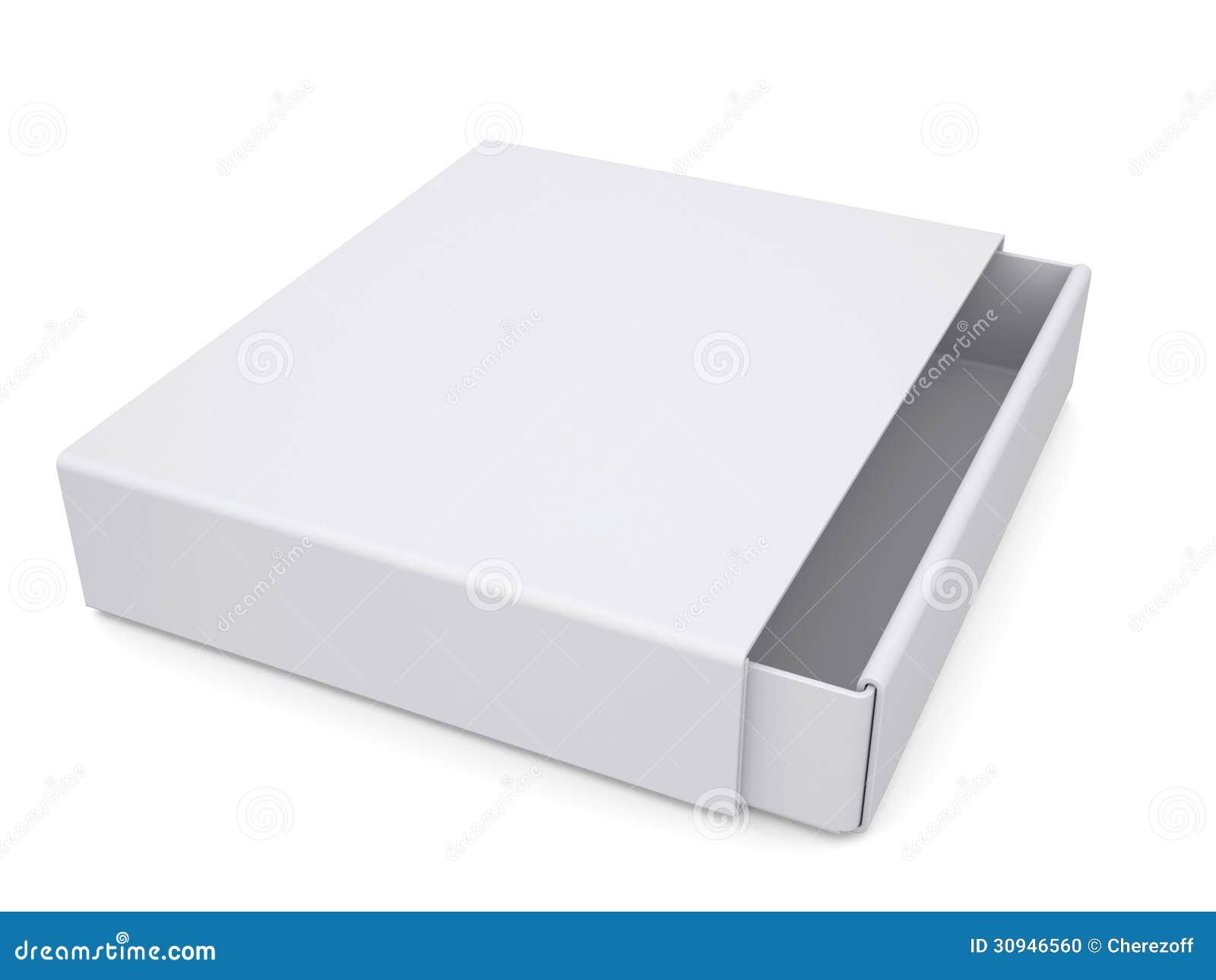 Open white box stock illustration. Illustration of distribution - 30946560