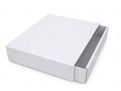 Open white box stock illustration. Illustration of distribution - 30946560