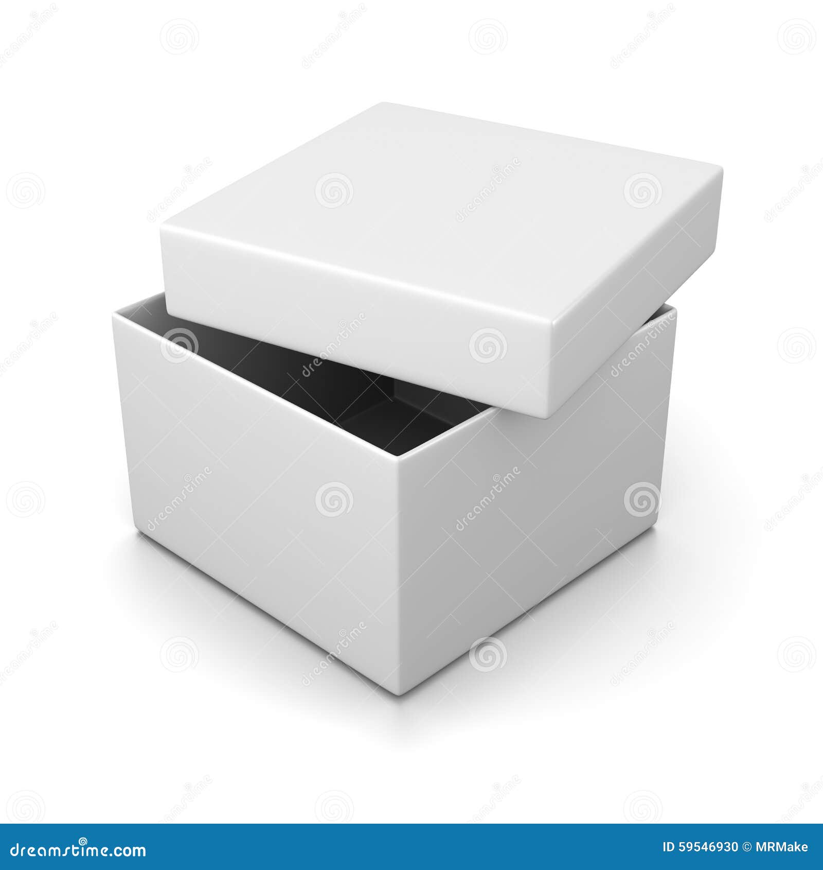 Open White Box stock illustration. Illustration of container - 59546930