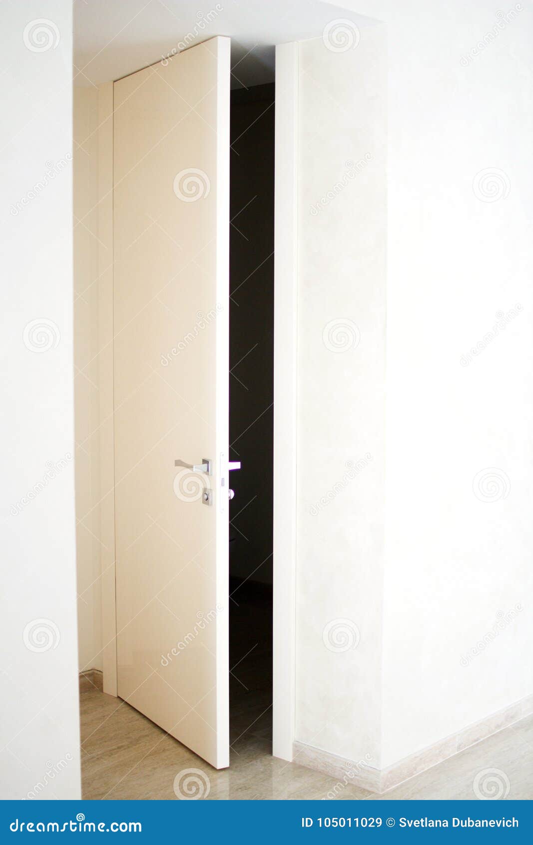 Open door in the interior stock image. Image of concept - 105011029