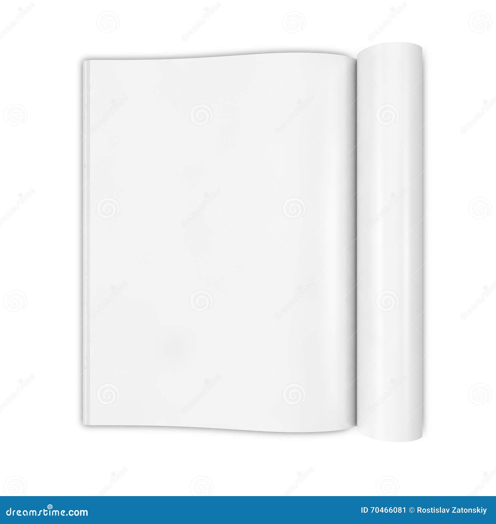 White Journal Planer Page With Dotted Line Grid. Simple Linear Graph ...