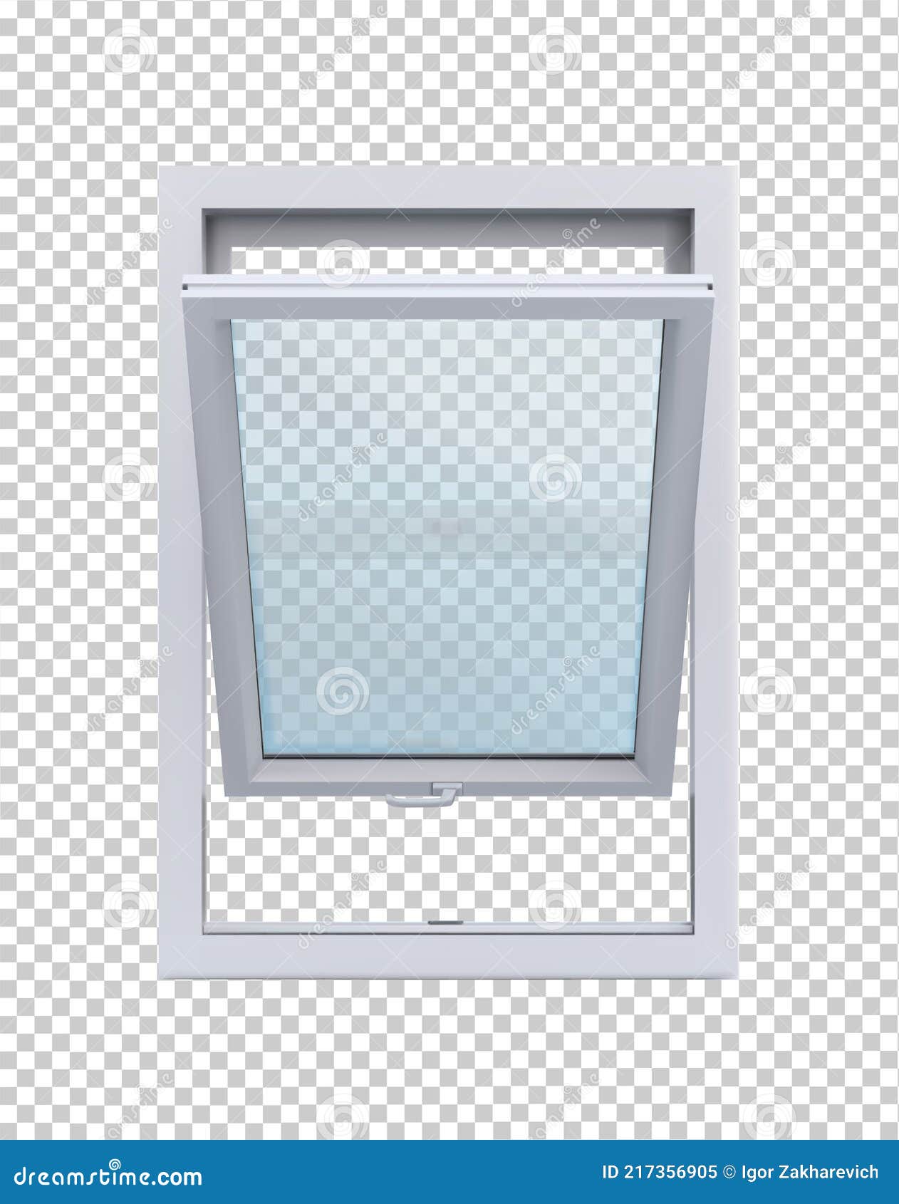 Window Transparent Light And Shadow On Wall And Floor Room. Gray Holl ...