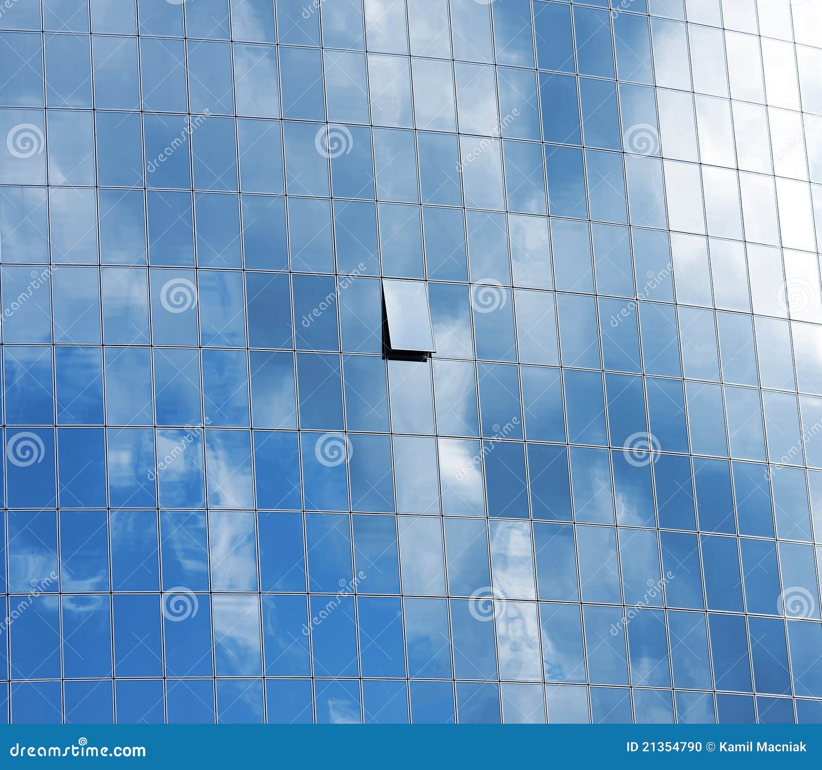 Open window stock photo. Image of reflection, high, office - 21354790