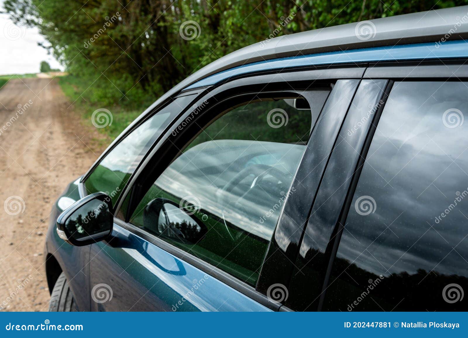 Open window in the car. stock image. Image of adjustment - 202447881