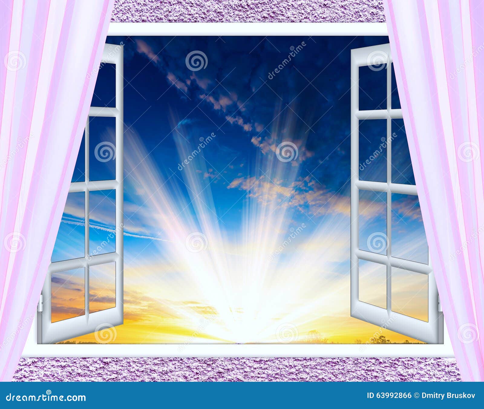Open window cloud sun stock photo. Image of concept, open - 63992866