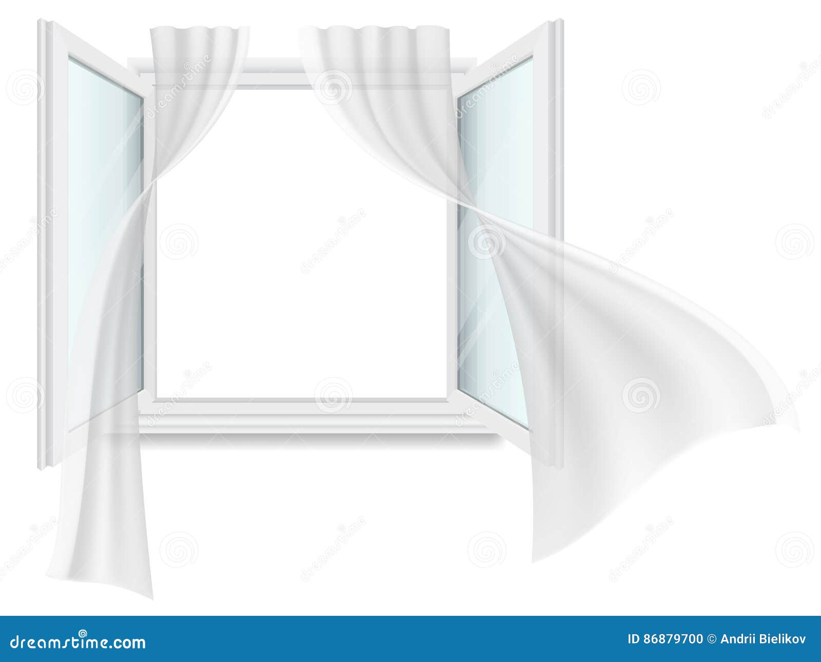 Open Window Vector Illustration | CartoonDealer.com #39018274