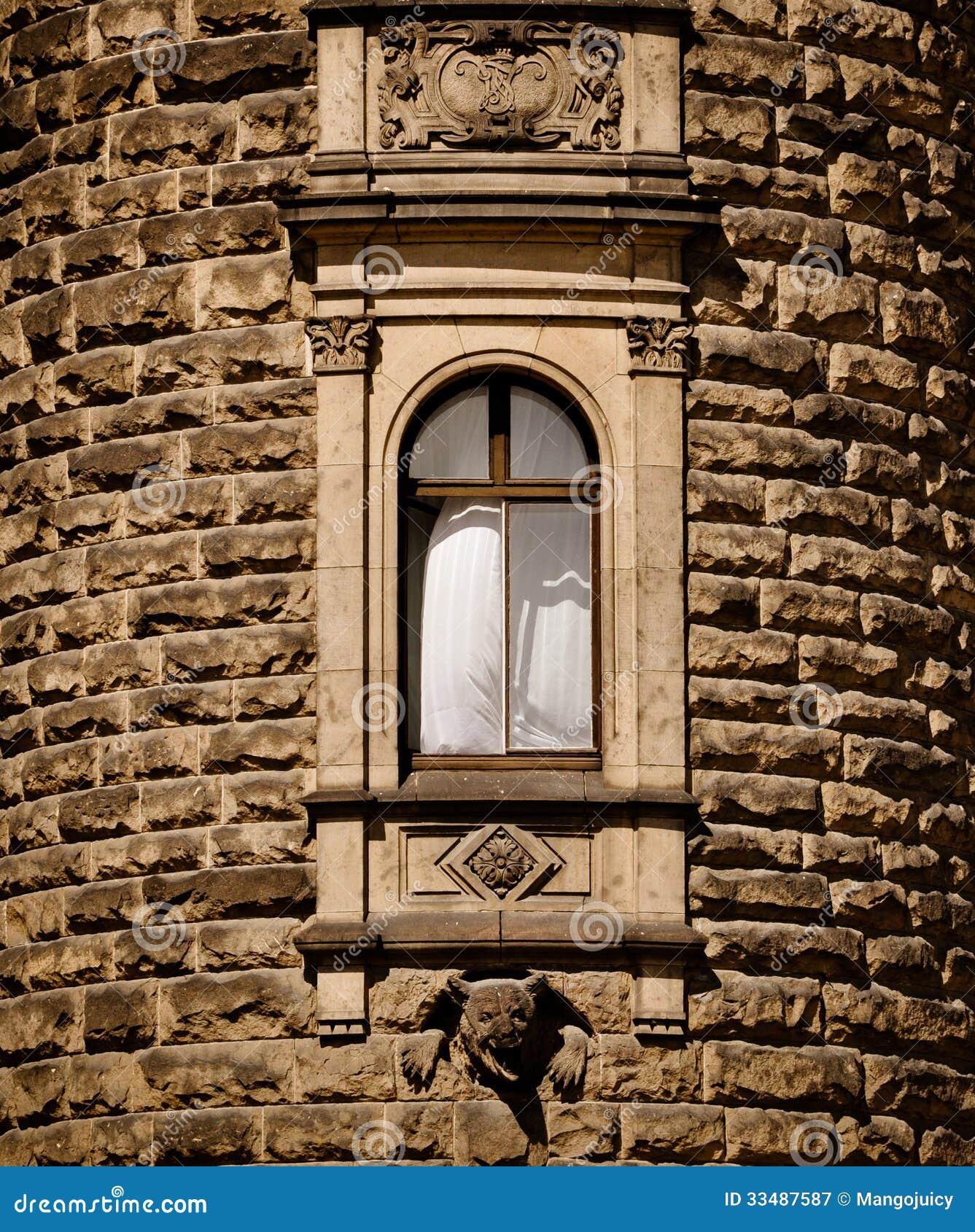 Open Window in Medieval Tower Stock Image - Image of wind, historic ...
