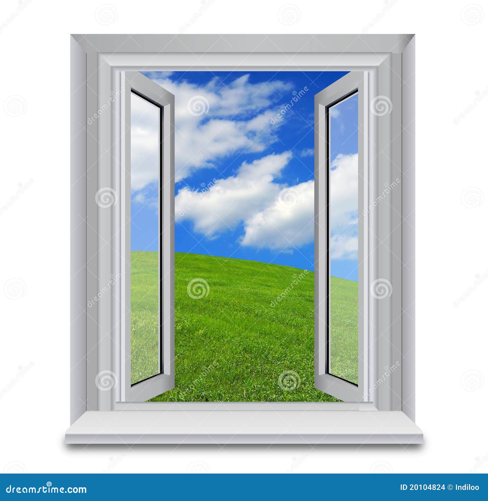 Open Window To the Blue Skies Stock Photo - Image of blue, skies: 20104824