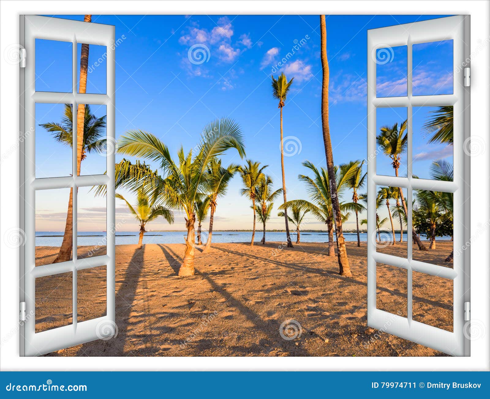 Open window to the sea stock image. Image of sandy, home - 79974711