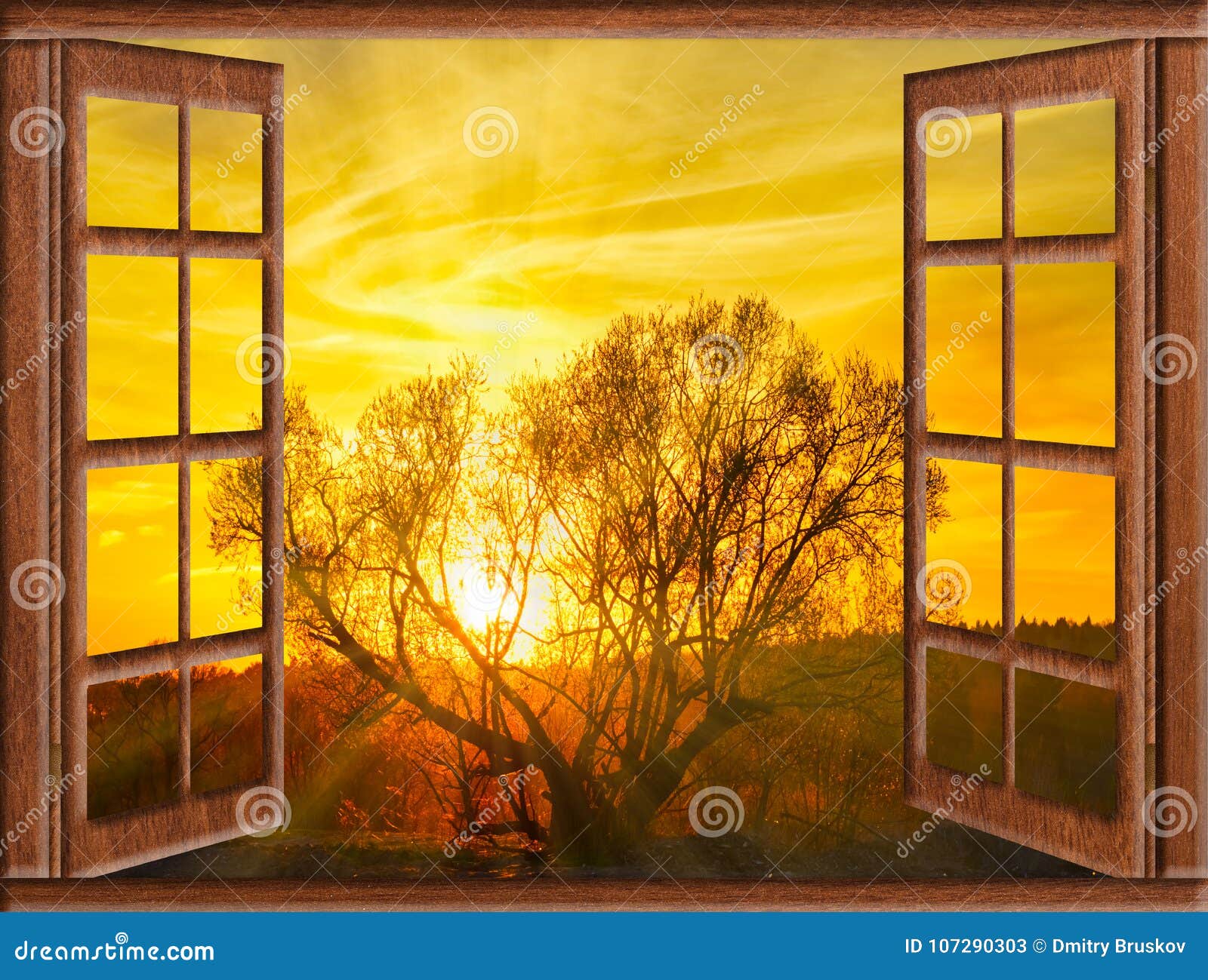 Open window cloud sun stock image. Image of open, morning - 107290303