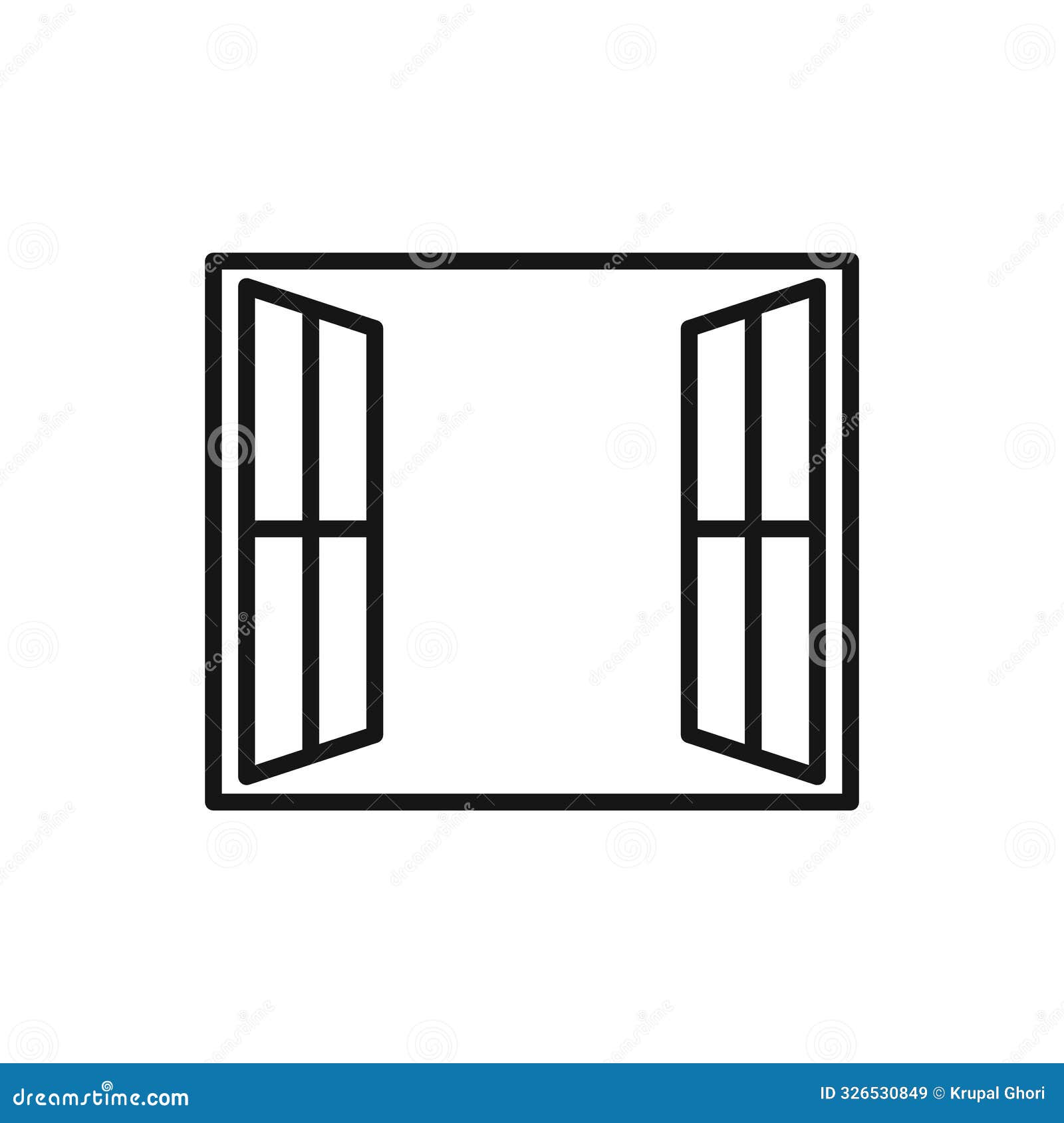 Open Windows Icon Black Line Art Vector Stock Vector - Illustration of ... Open Windows Icon Black Line Art Vector Stock Vector - Illustration of ...