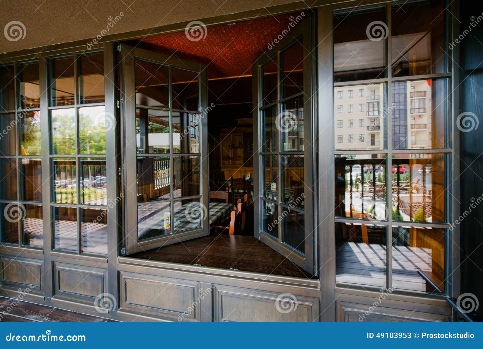 Restaurant With Window Boxes