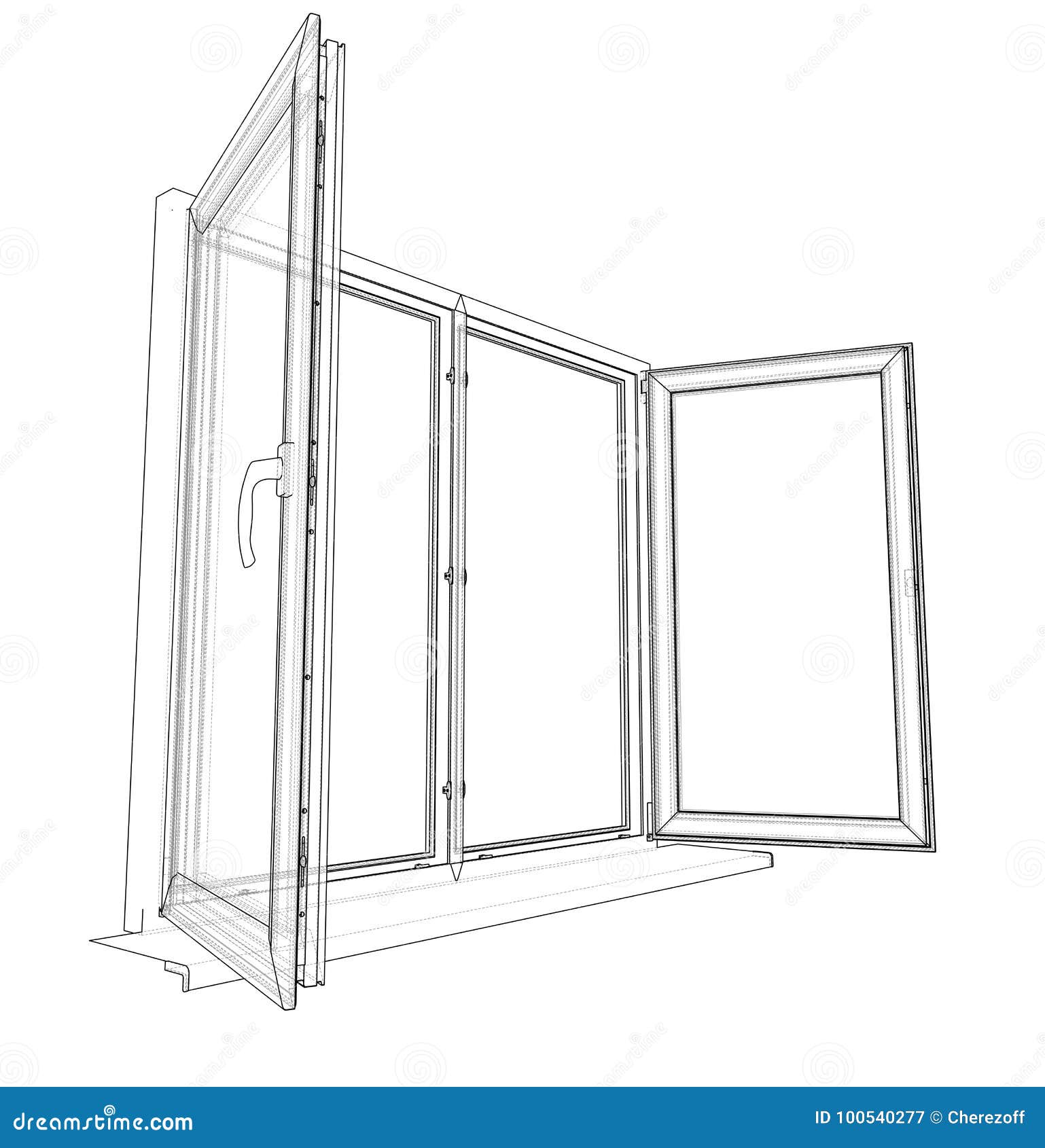 Window Frame Sketch