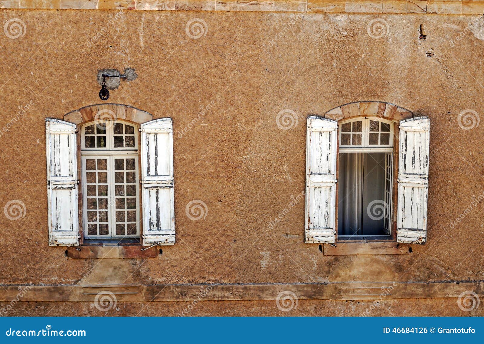 Open windows stock photo. Image of simple, house, vintage - 46684126