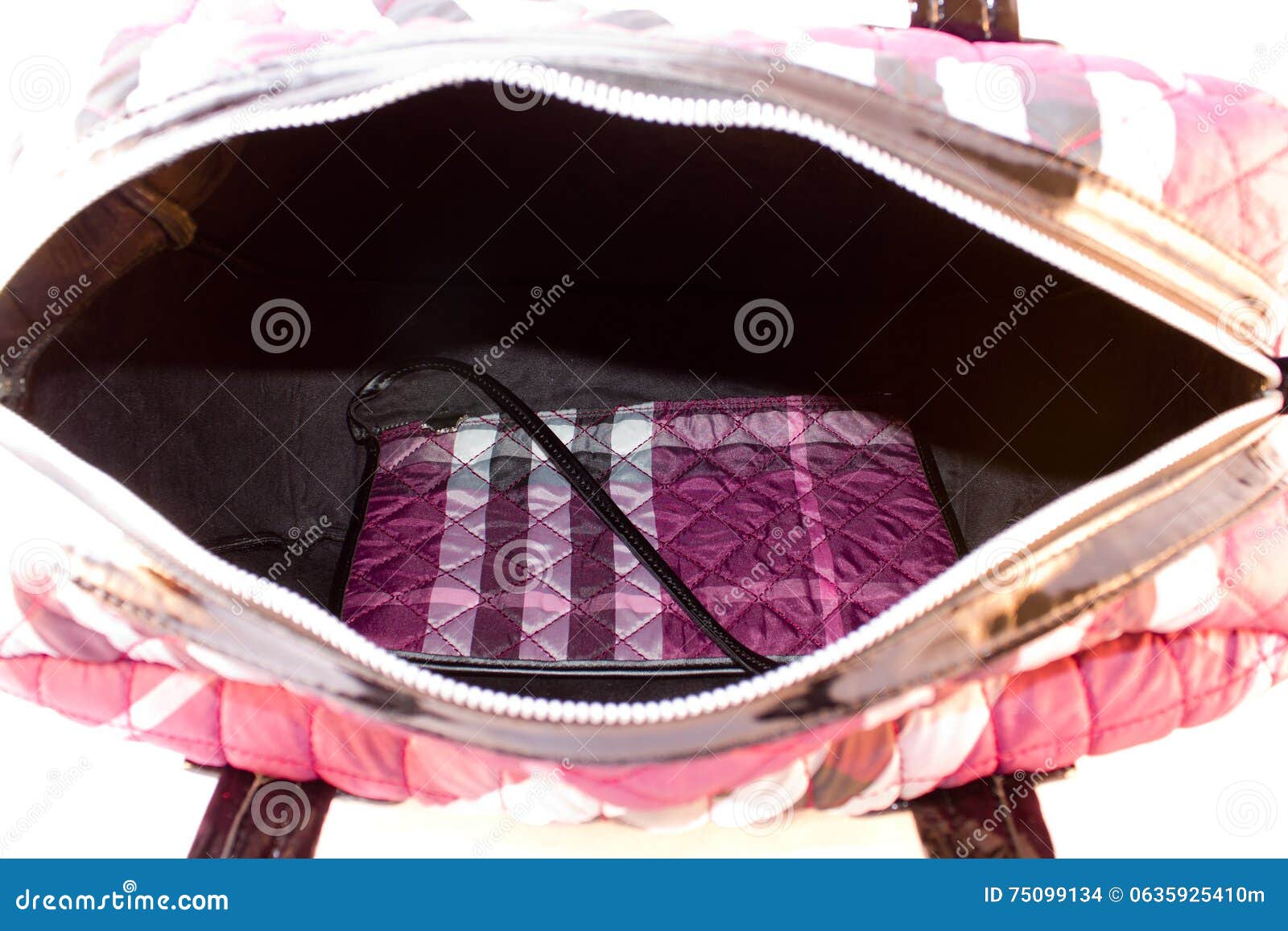 Open women bag stock photo. Image of handle, carrying - 75099134