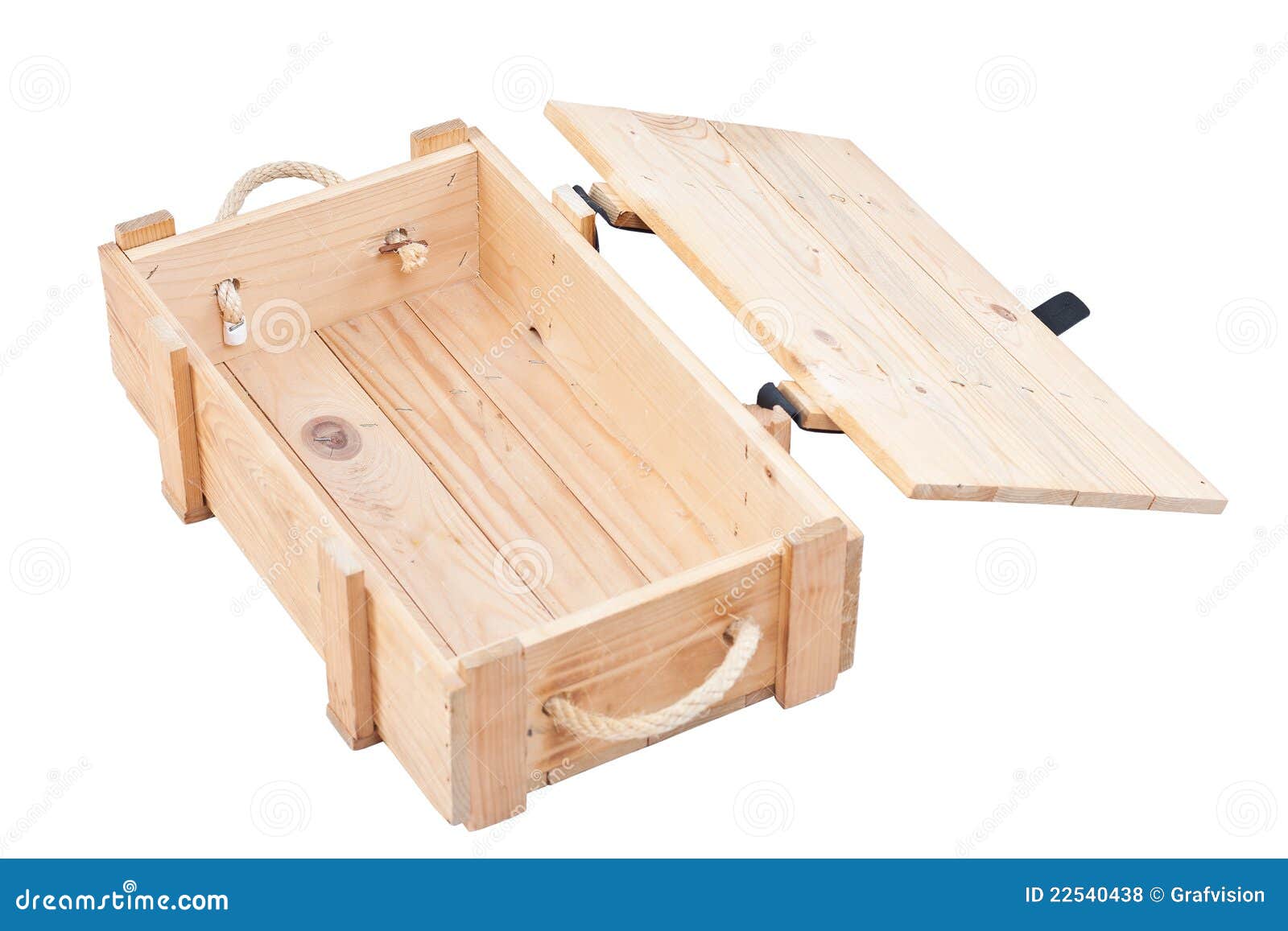 Open Wooden Box stock photo. Image of inside, treasure - 22540438